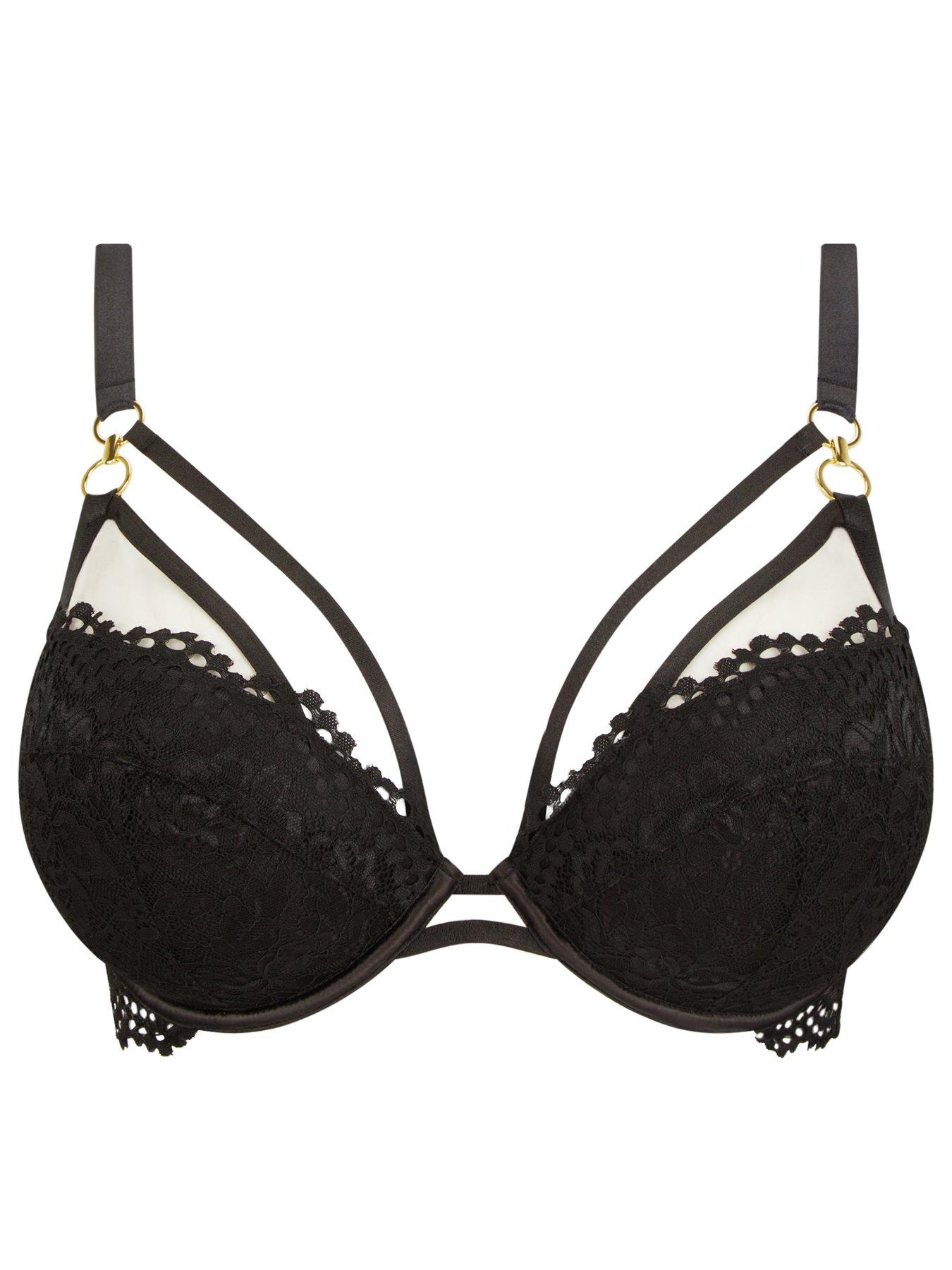 Ann Summers Bras Lovers Lace Padded Plunge Bra - Black | Very
