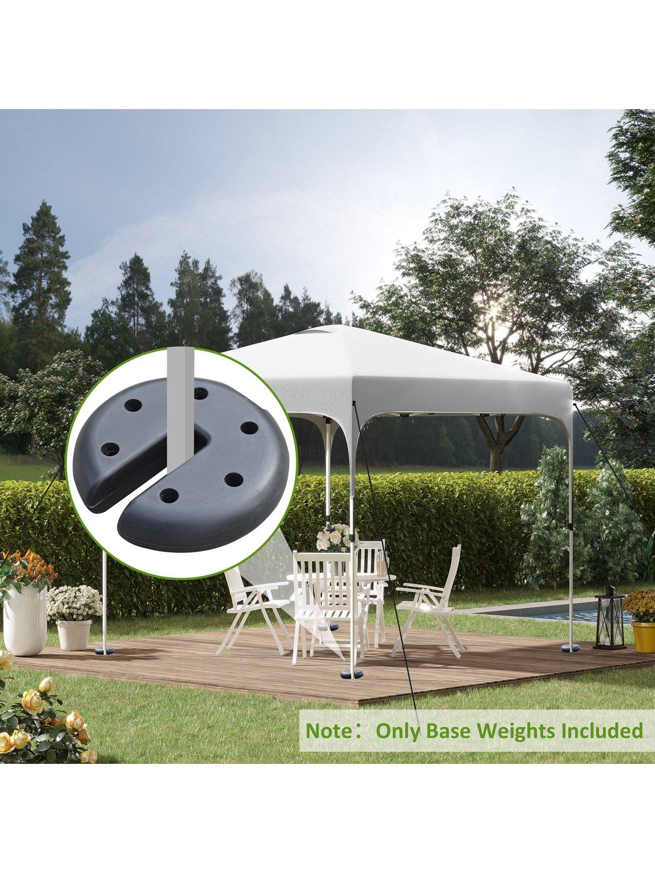 OutSunny Canopy Weight Plate Base Set | Very