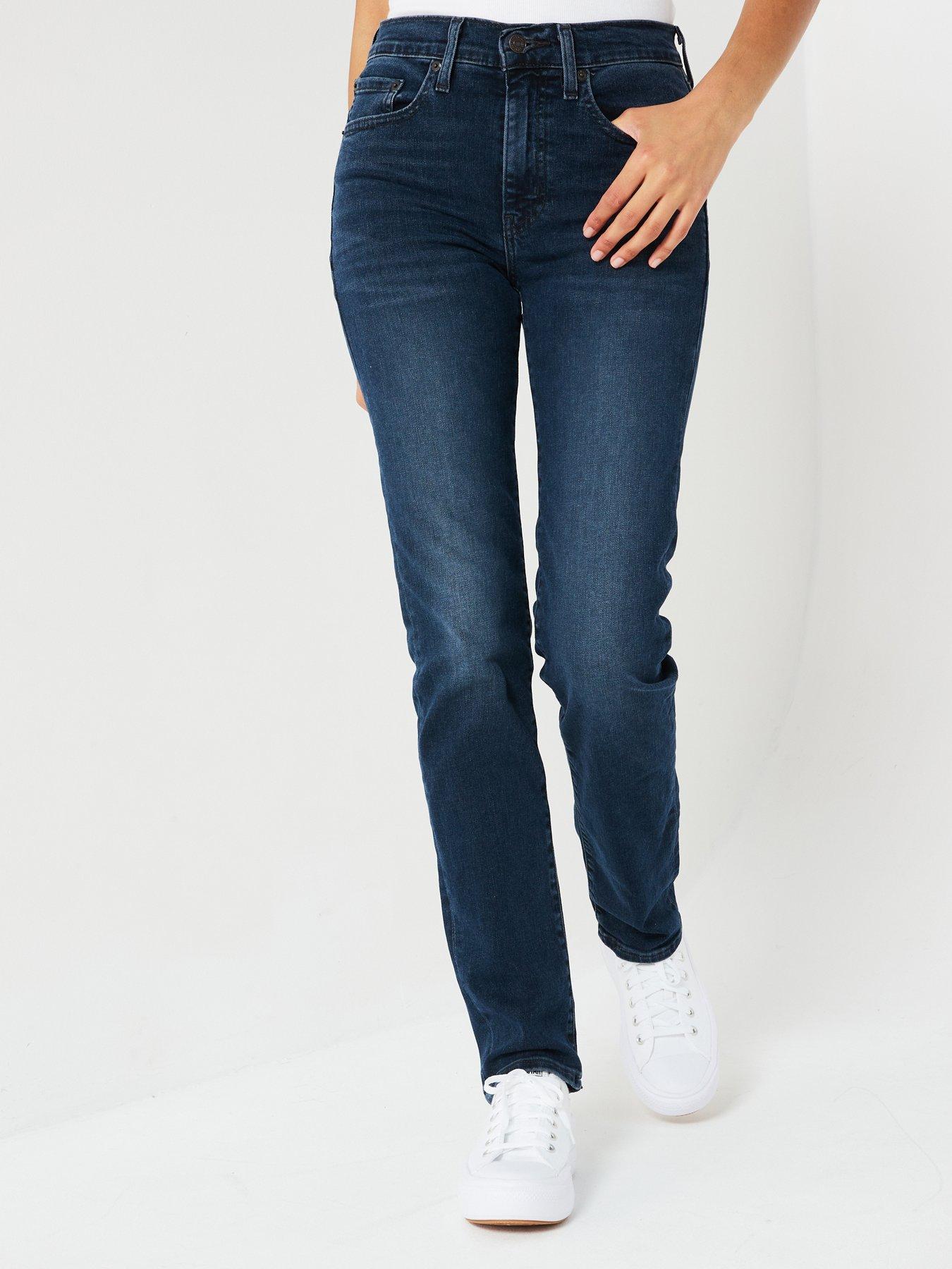 Levi's 724™ High Rise Straight Leg Jean - All Systems Go - Blue | Very