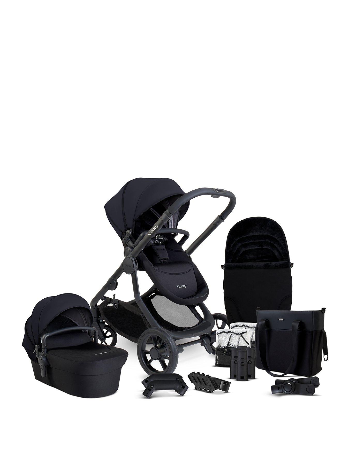iCandy Orange 4 Pushchair Bundle - Black Edition | Very