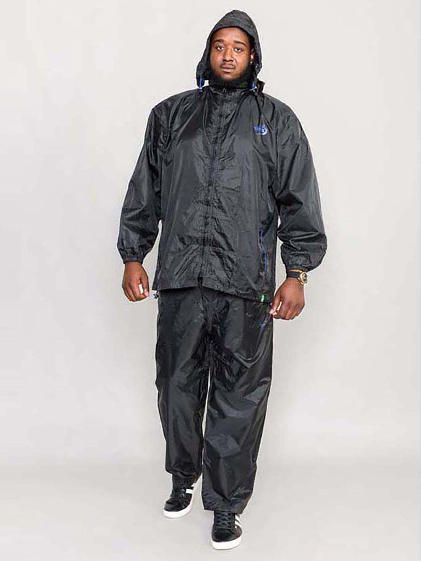 D555 Zac Packaway Weatherproof Rain Jacket - Black | Very