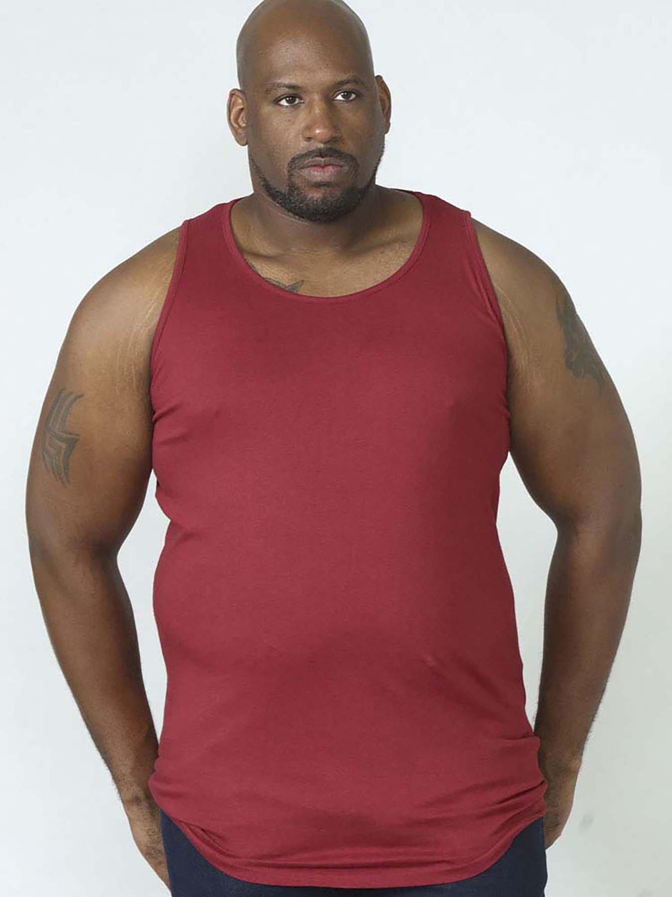 D555 Fabio Muscle Vest - Red | Very