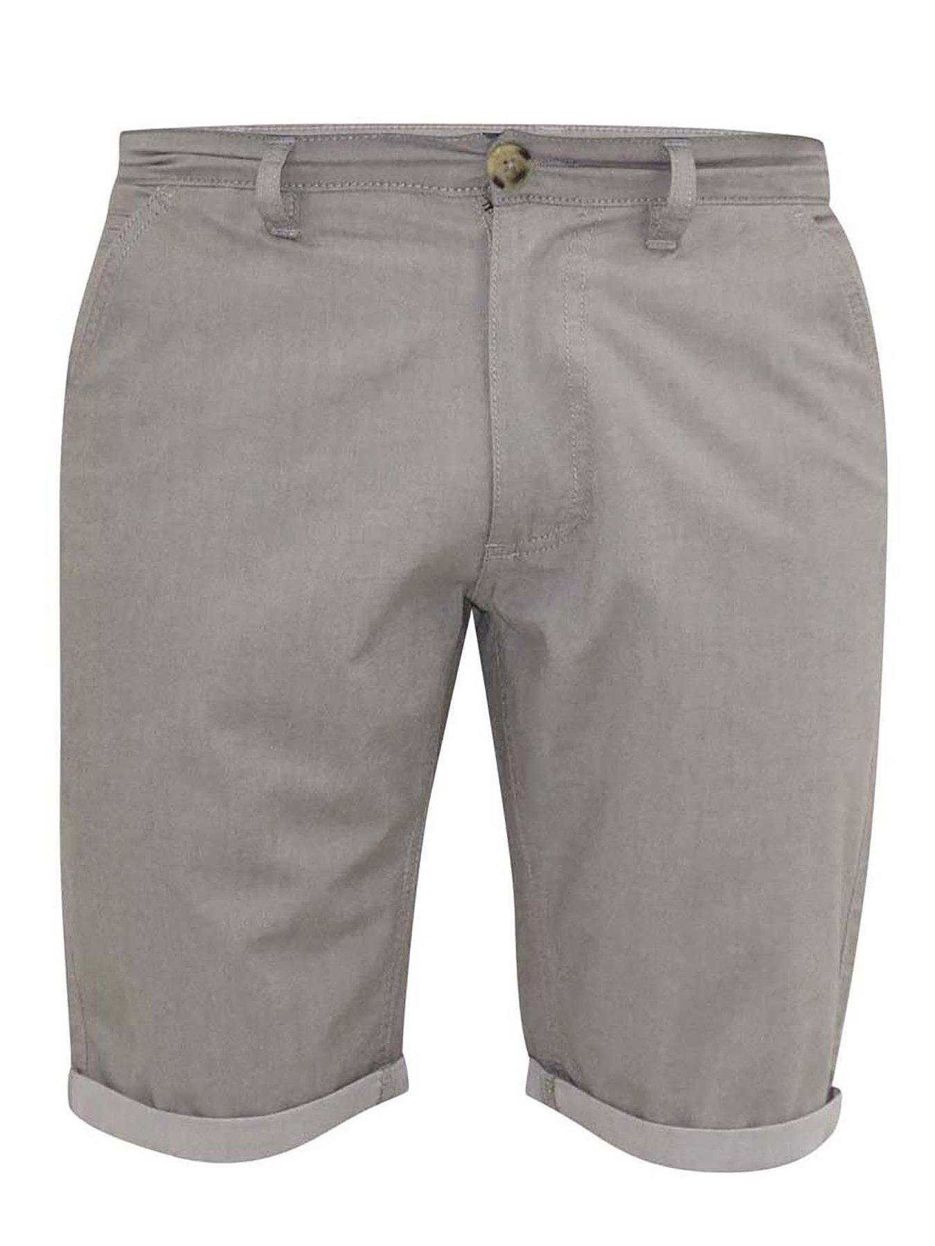 D555 Elon Stretch Chambray Shorts - Stone | Very