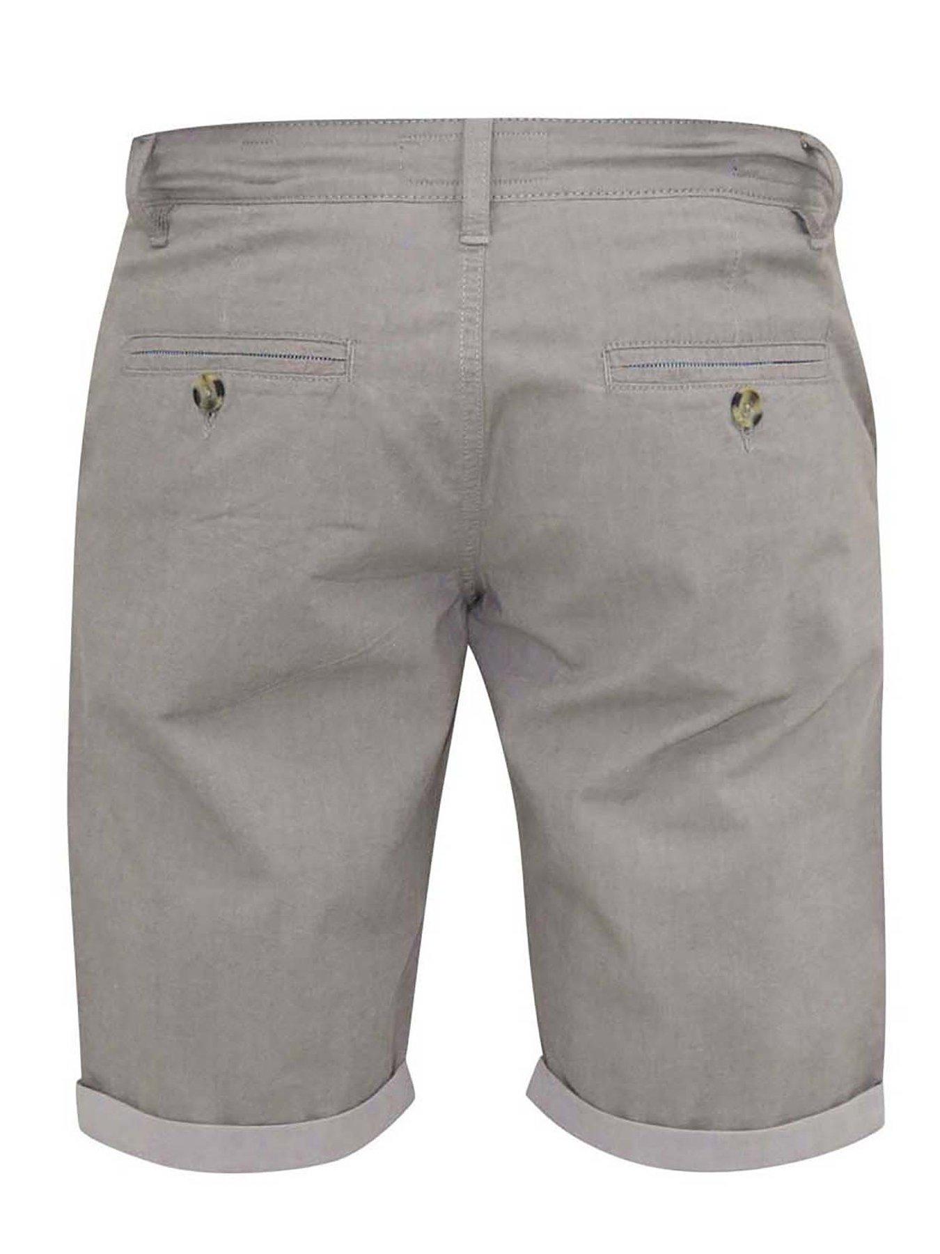 D555 Elon Stretch Chambray Shorts - Stone | Very