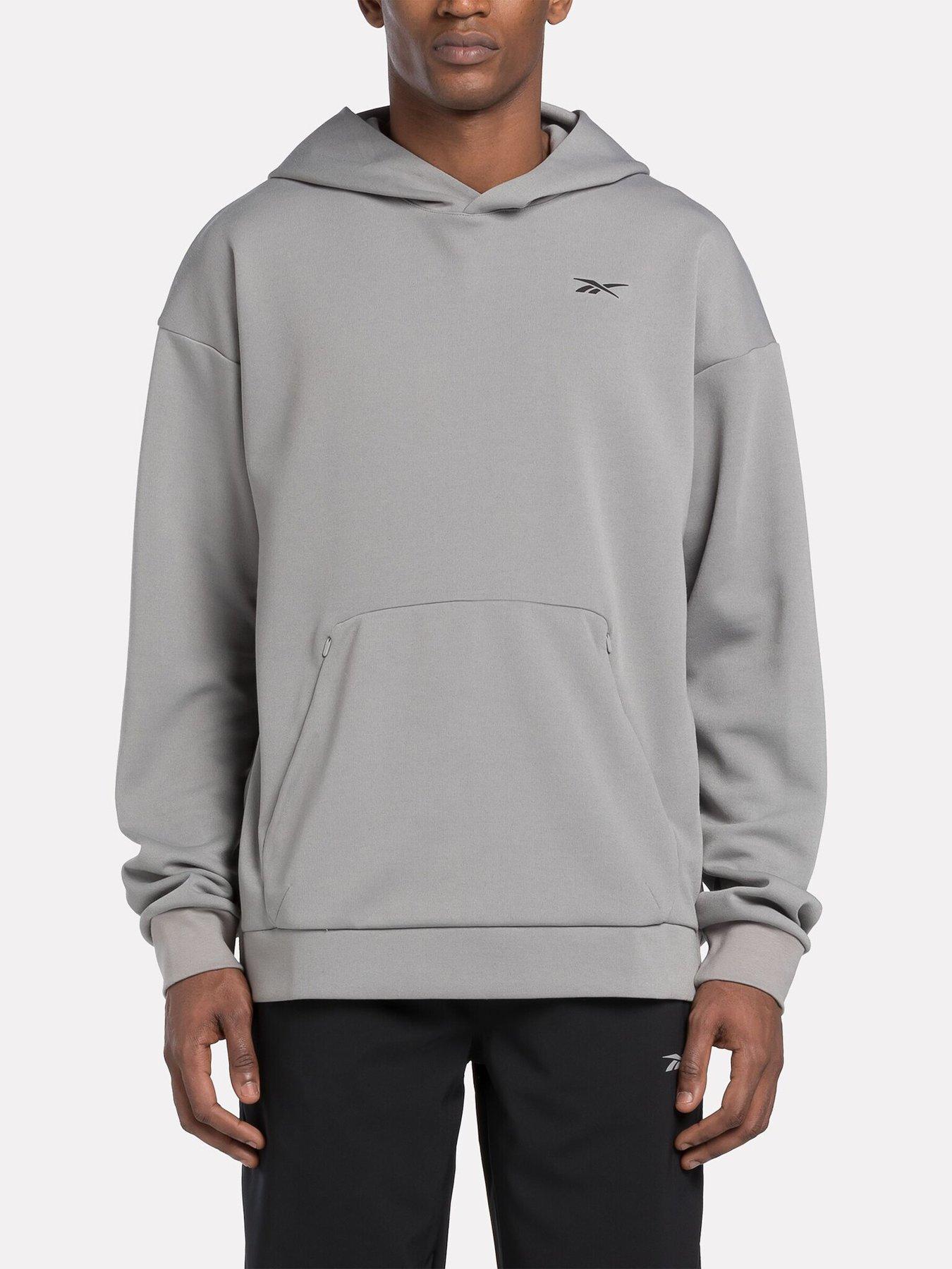 Reebok Mens Training Strength Hoodie - Grey | Very