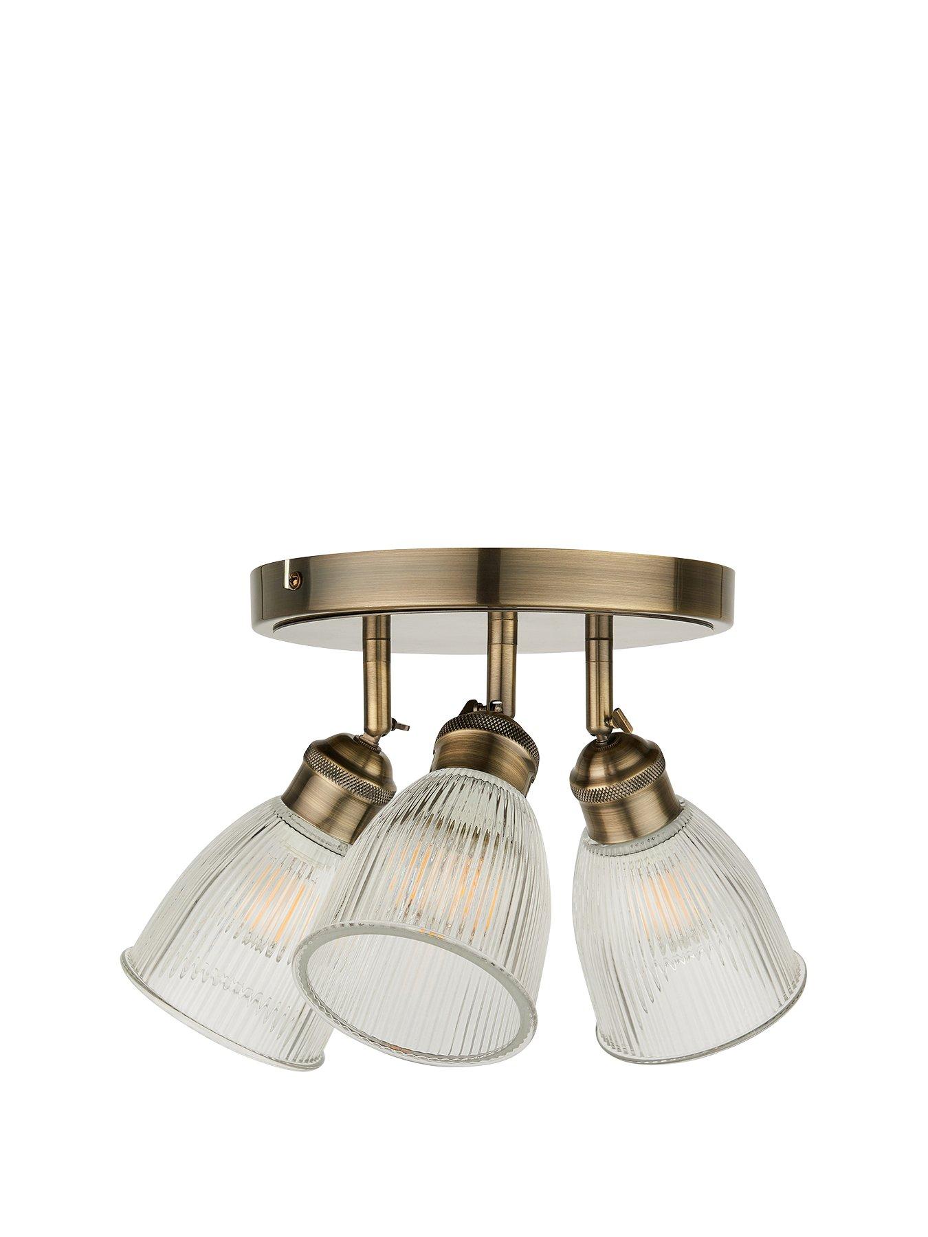 The Very Collection Hellie 3-Light Flush Ceiling Spotlight | Very