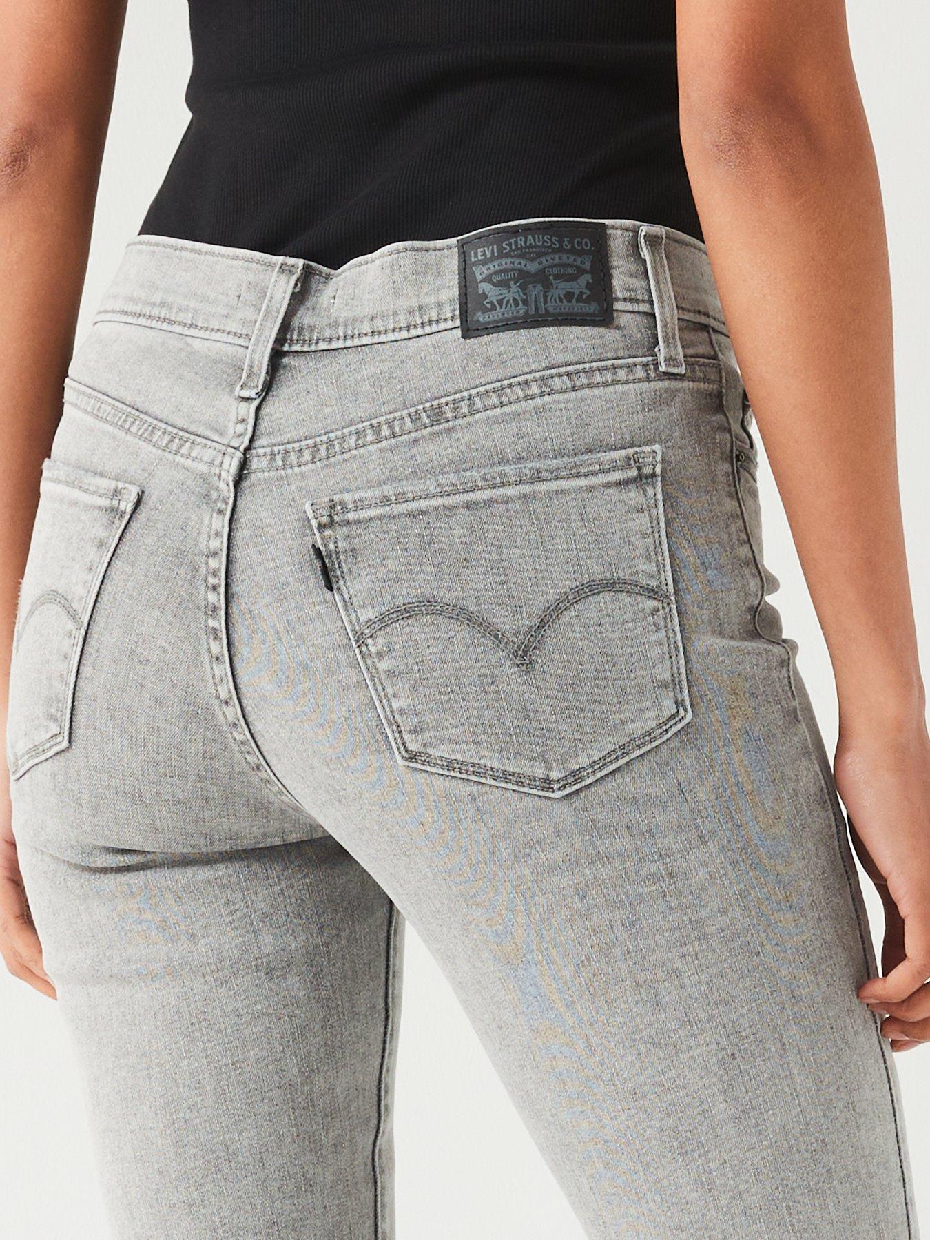 Levi's 314™ Shaping Straight Jean - Cancel Club Grey | Very.co.uk