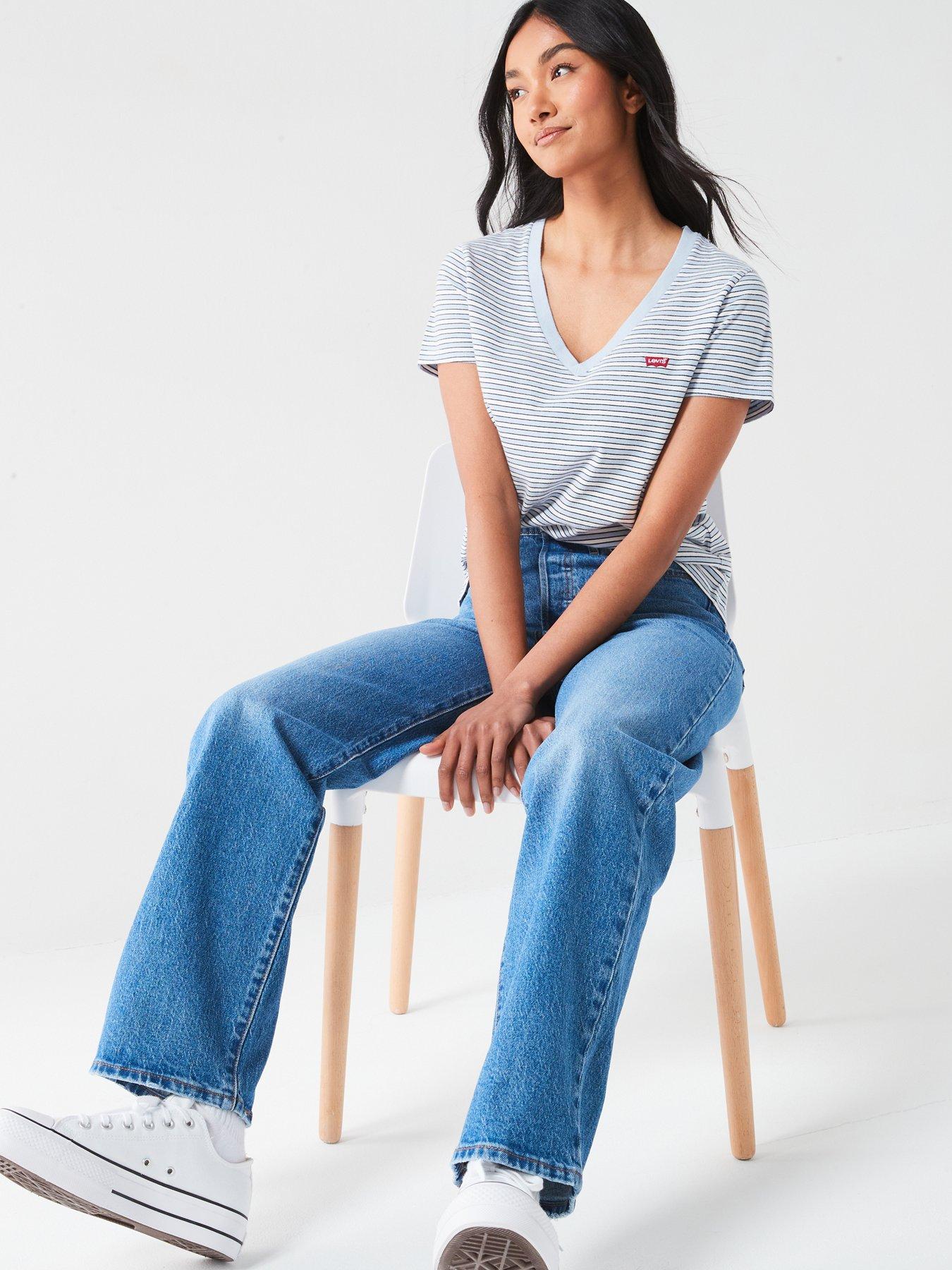 Levi's Ribcage Full-length Jeans - Dance Around - Blue | Very
