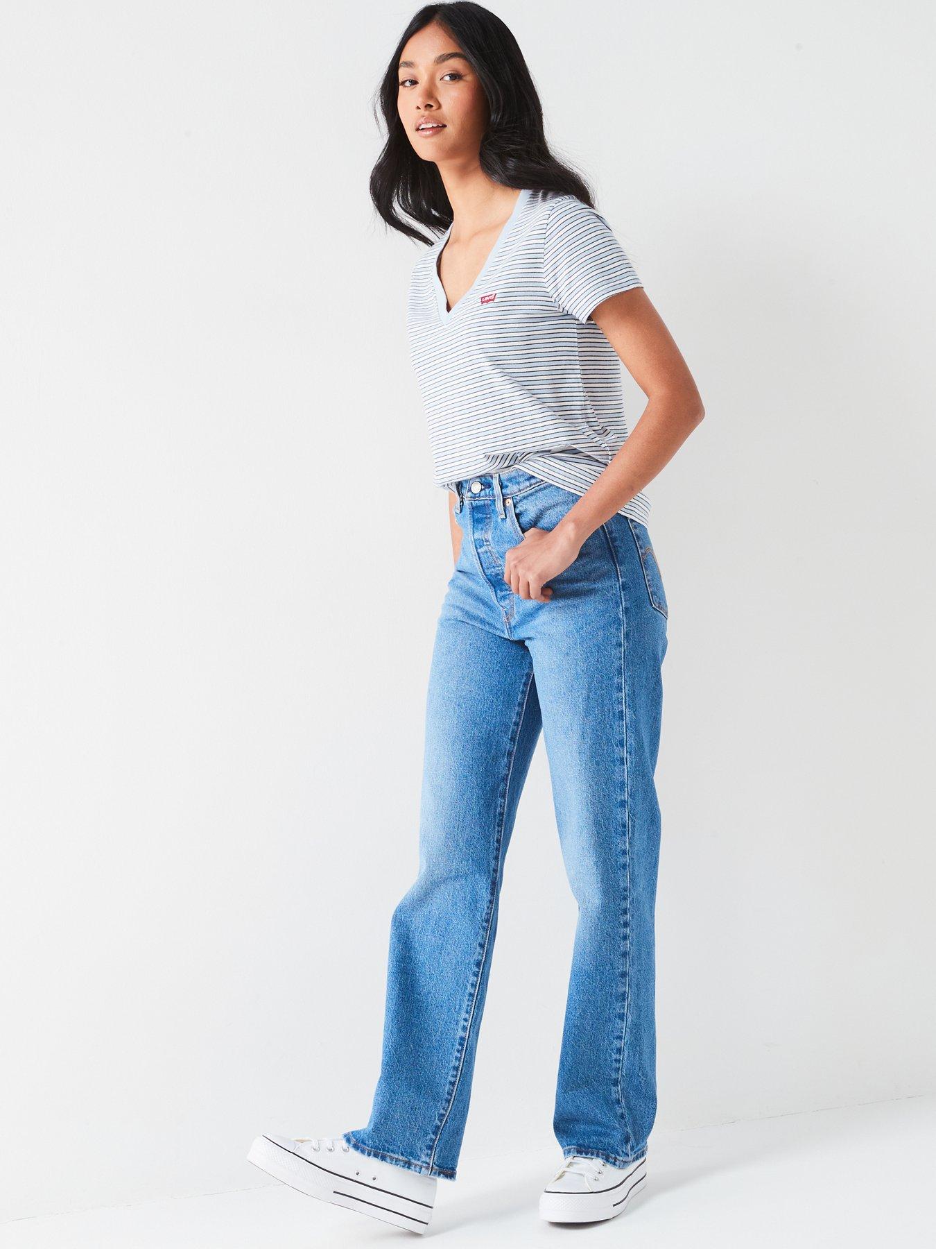 Levi's Ribcage Full-length Jeans - Dance Around - Blue | Very