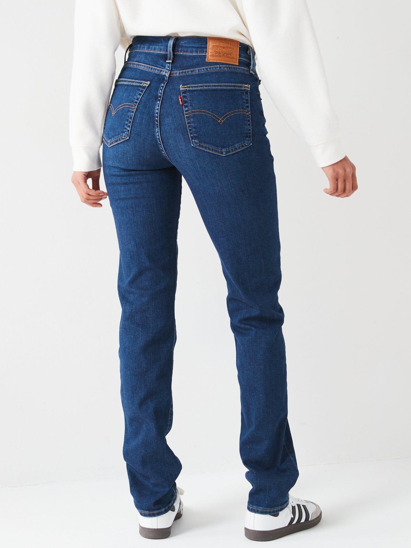 Levi's 724™ High Rise Straight Jean - Blue Wave Dark | Very
