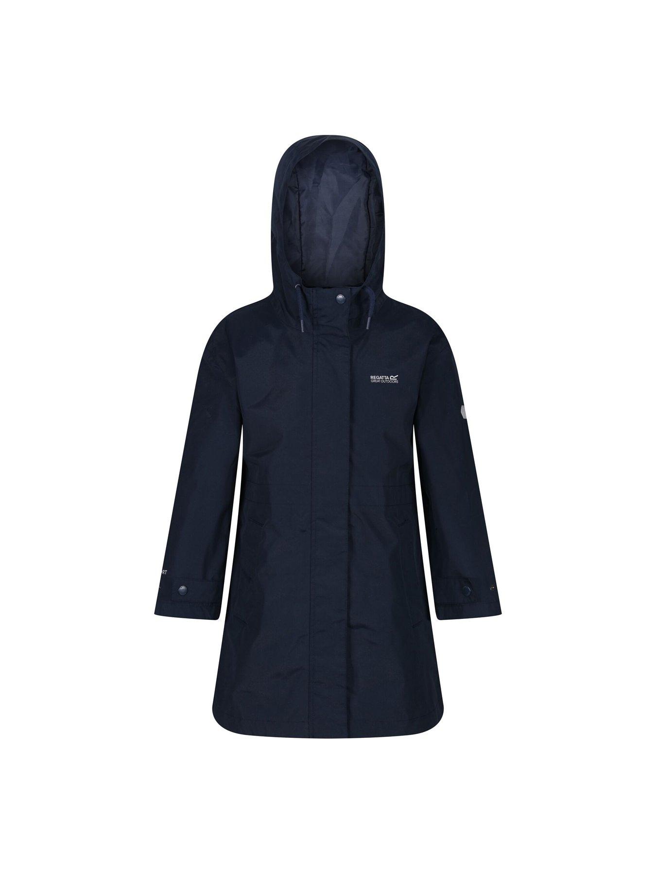 Regatta Kids Elling Shell Waterproof Jacket - Navy | Very