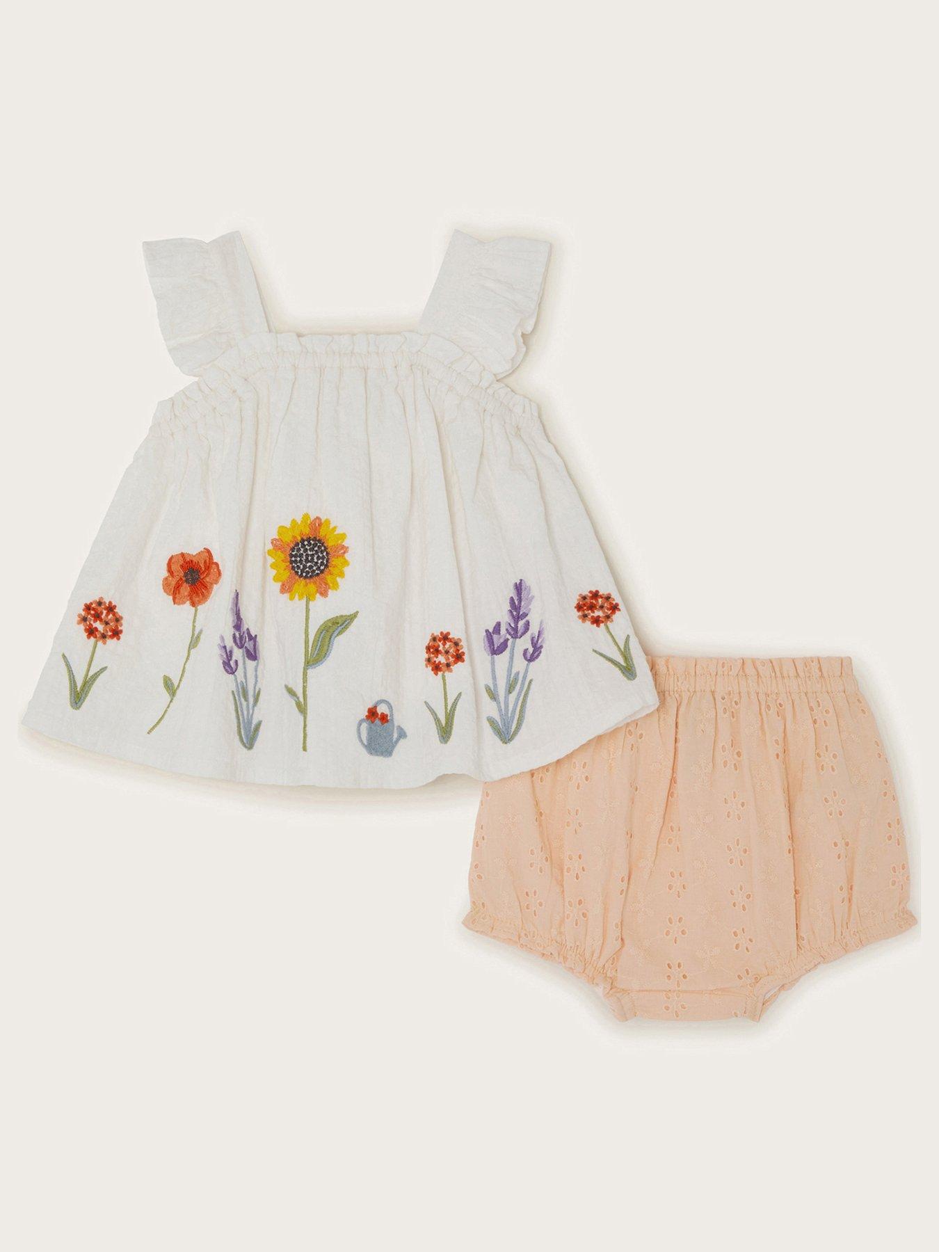 Monsoon Baby Girls Sunflower Set - Ivory | Very