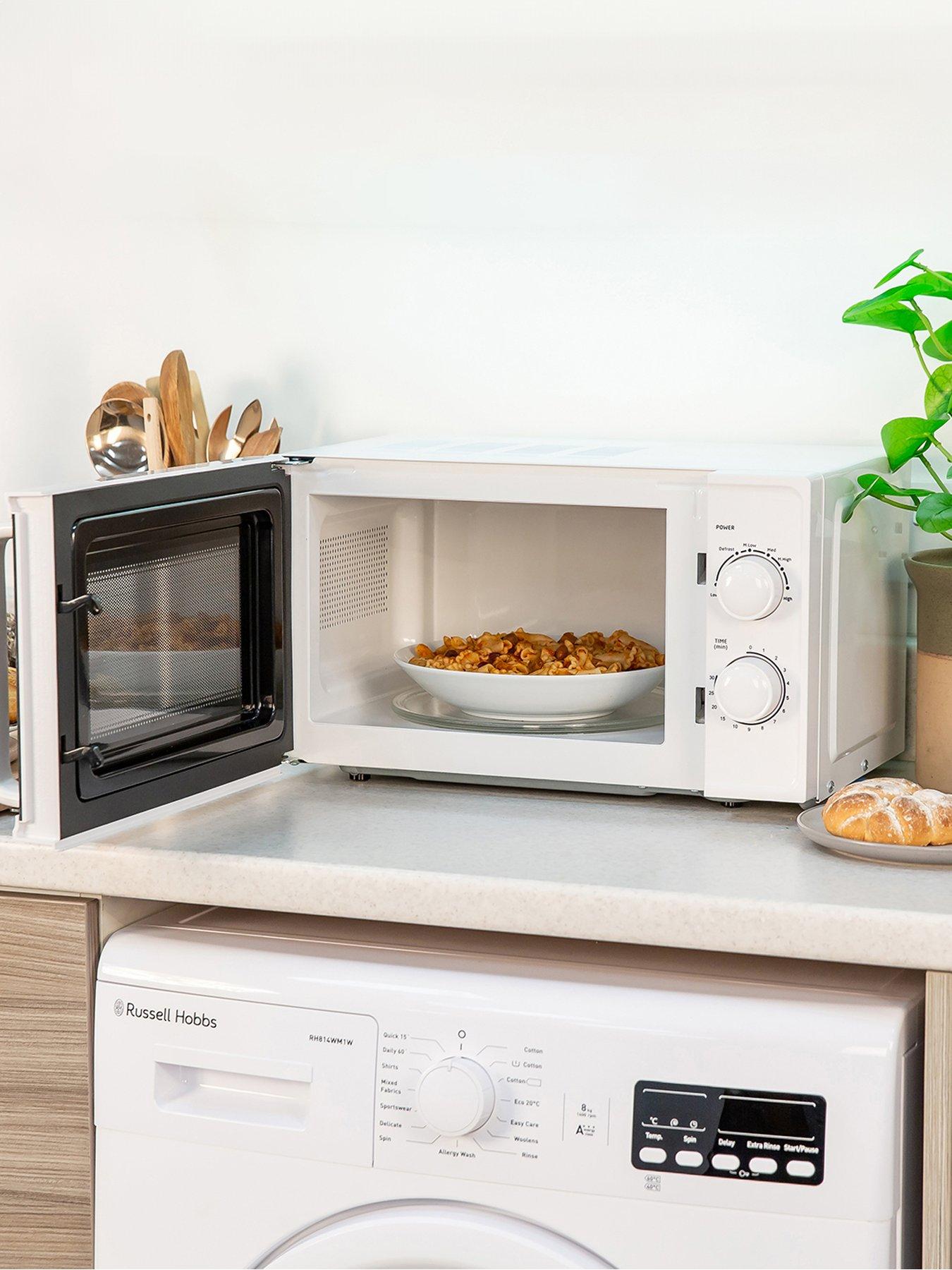 Russell Hobbs Textures 17L White Microwave | Very