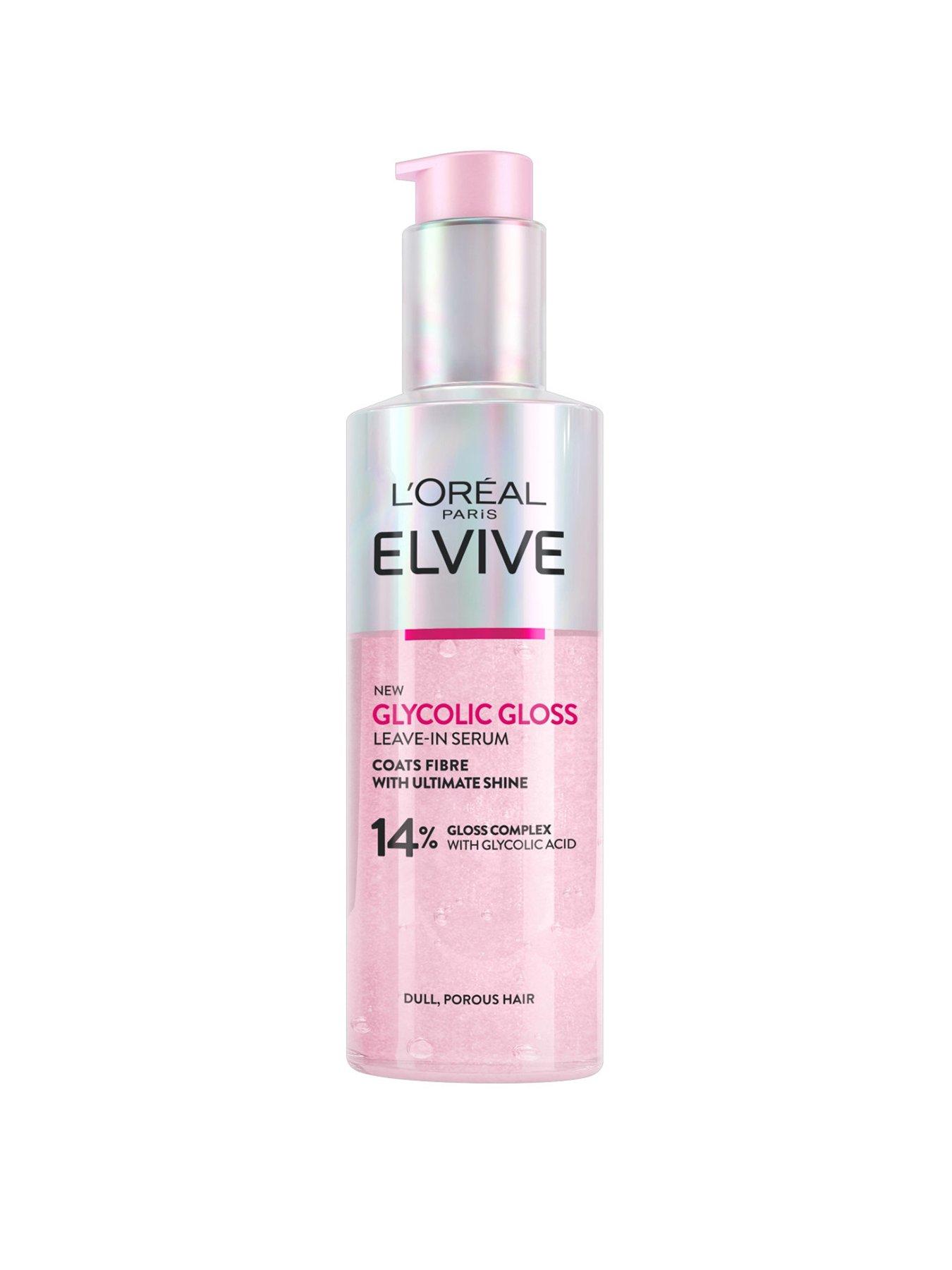 L Oreal Paris L Oreal Paris Elvive Glycolic Gloss Leave In Serum for Dull Porous Hair 200ml Very