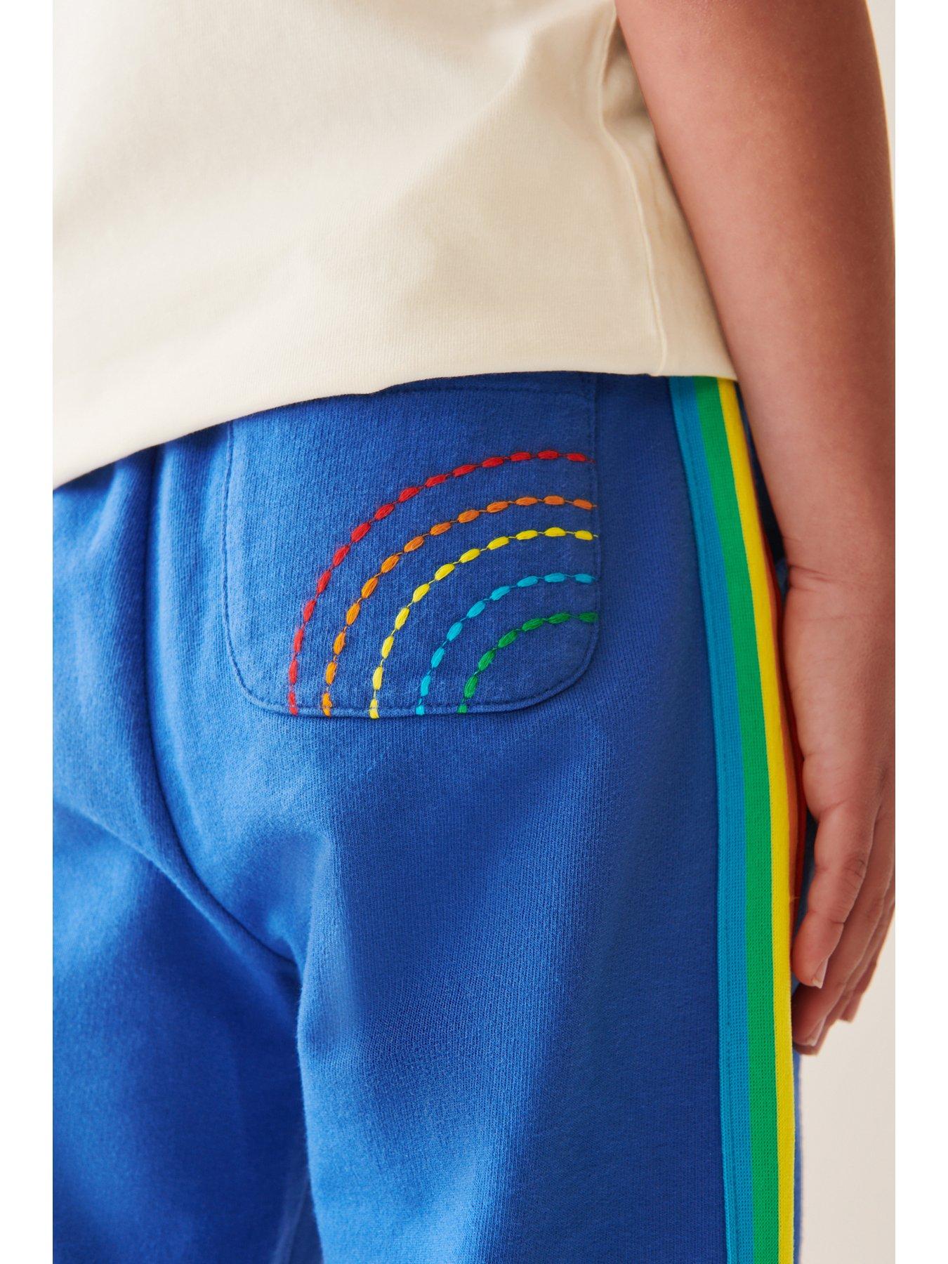 Little Bird Rainbow Tee And Jogger Set - Blue | Very.co.uk