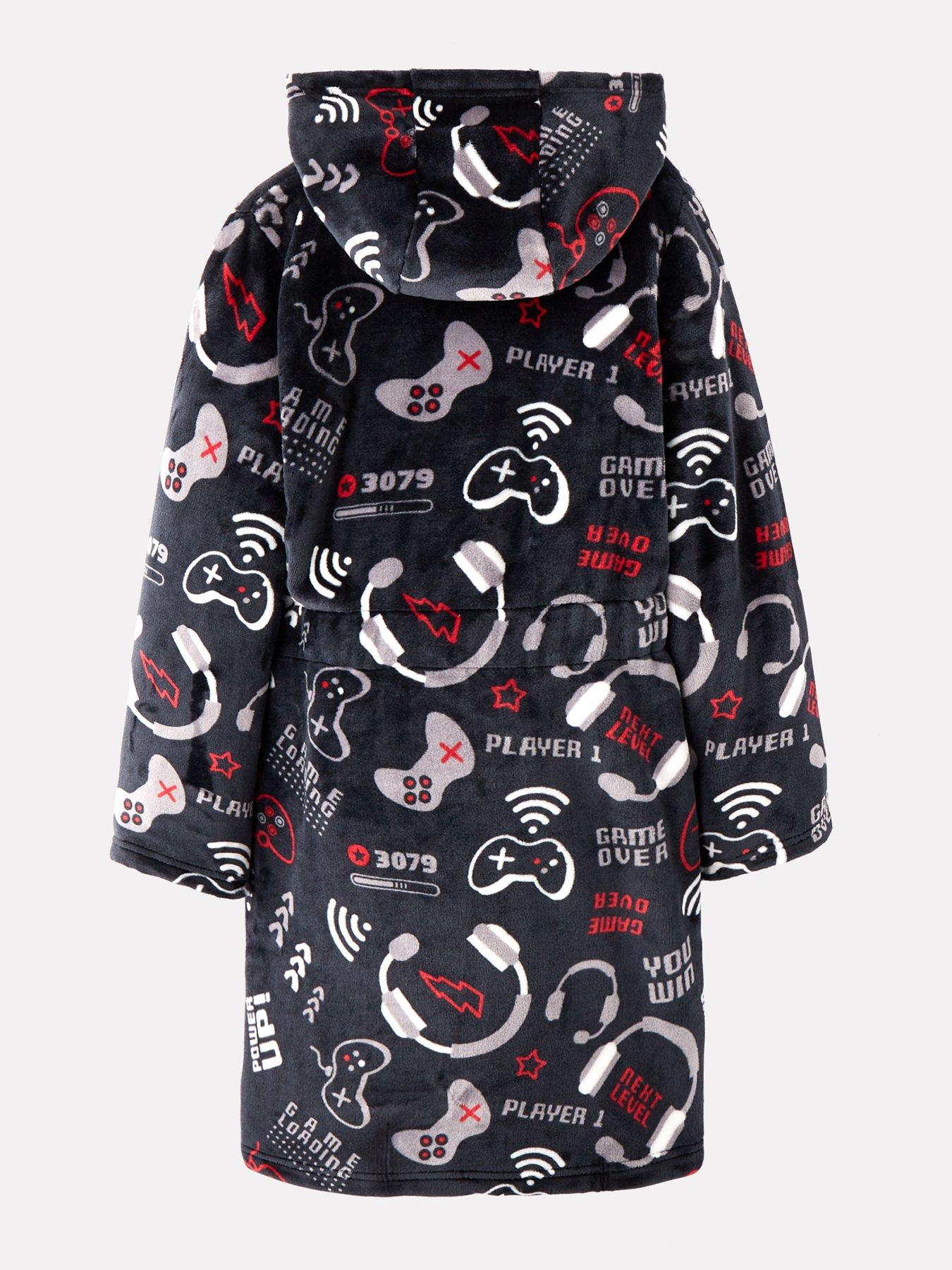 Everyday Boys Fleece Gaming Robe - Multi | Very