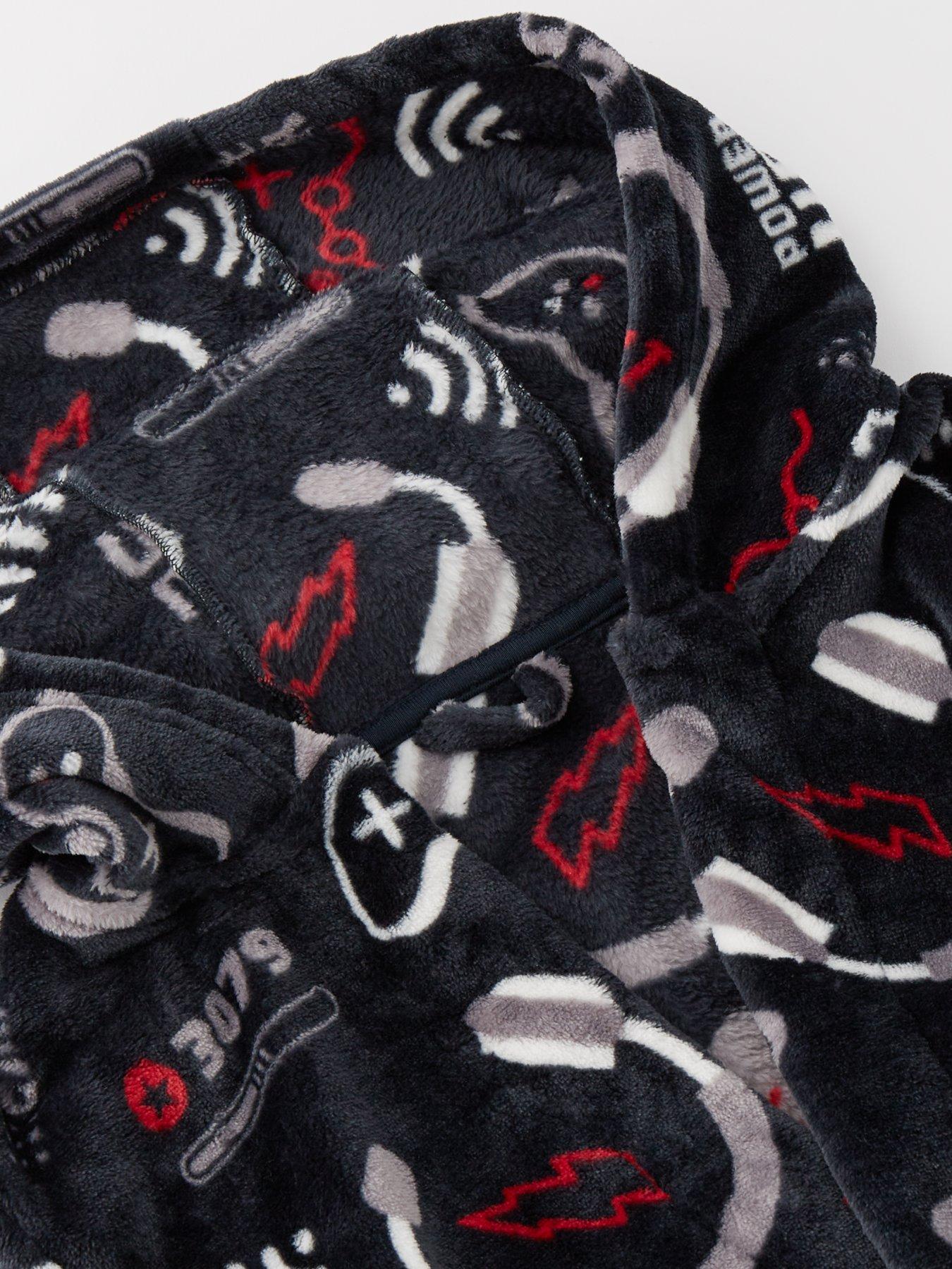 Everyday Boys Fleece Gaming Robe - Multi | Very