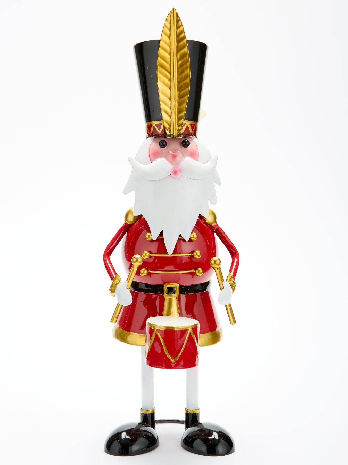 Three Kings Captain Santa Metal Outdoor Christmas Decoration | Very