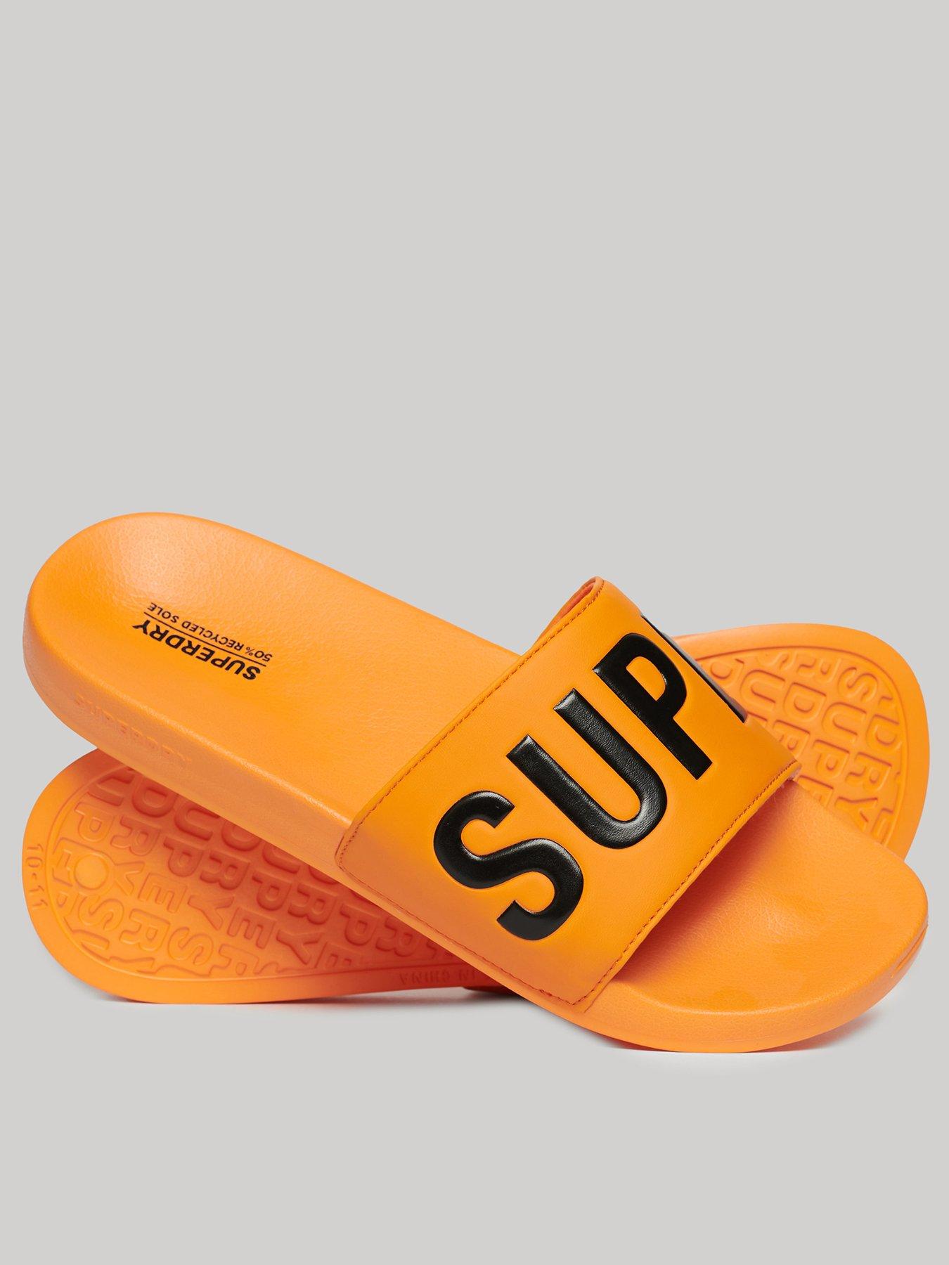Superdry Core Vegan Pool Slide - Bright Yellow | Very