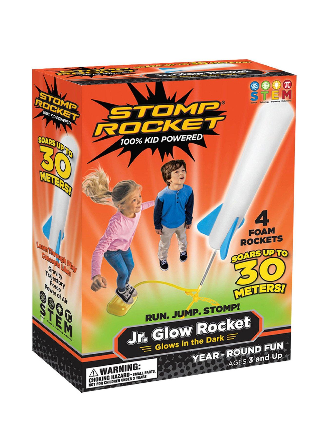 Stomp Rocket Junior Glow Rocket x 4 Rockets | Very