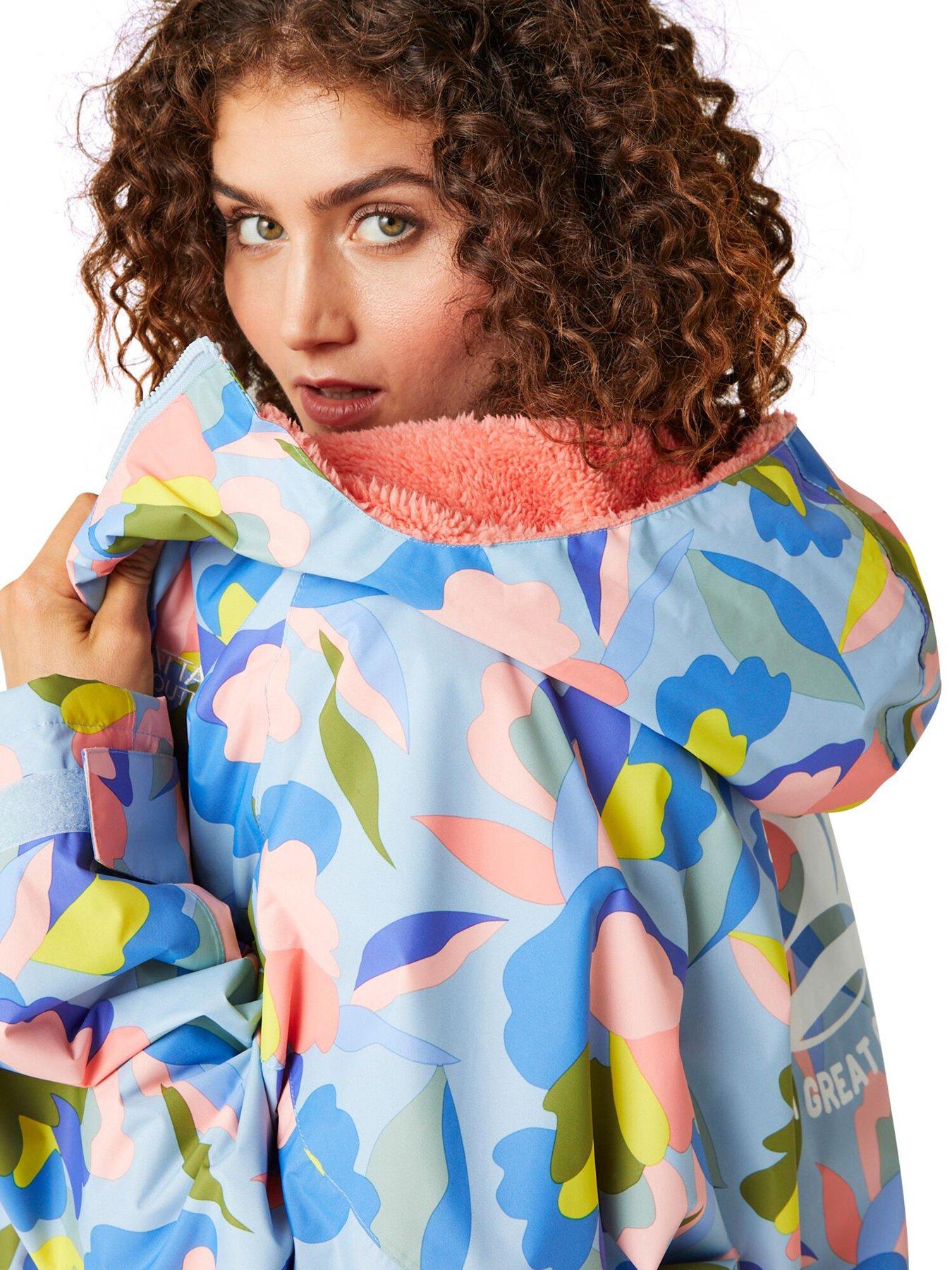 Regatta Adult Waterproof Robe - Abstract Floral Print | Very.co.uk