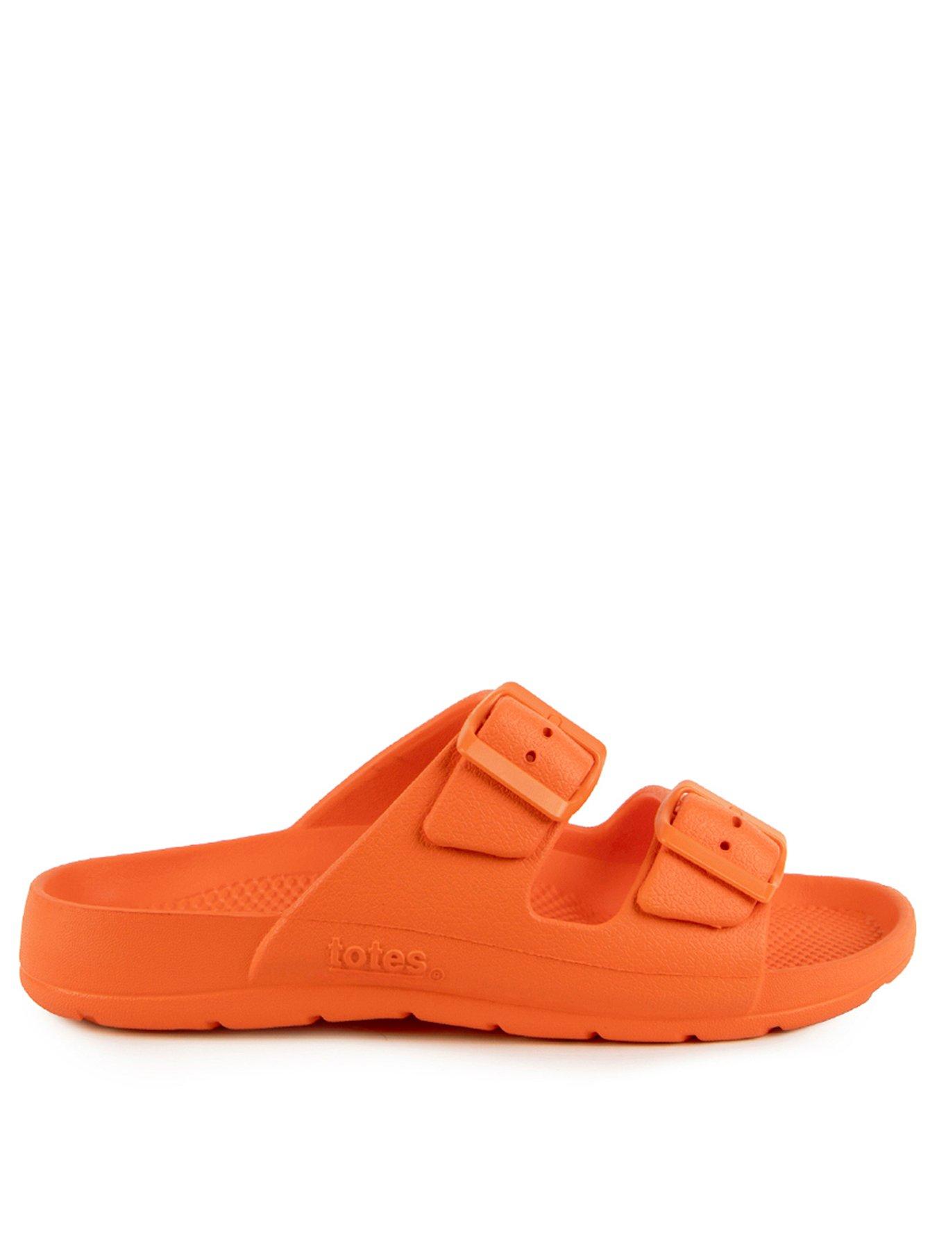TOTES Solbounce Double Adjustable Buckle Slide - Orange | Very