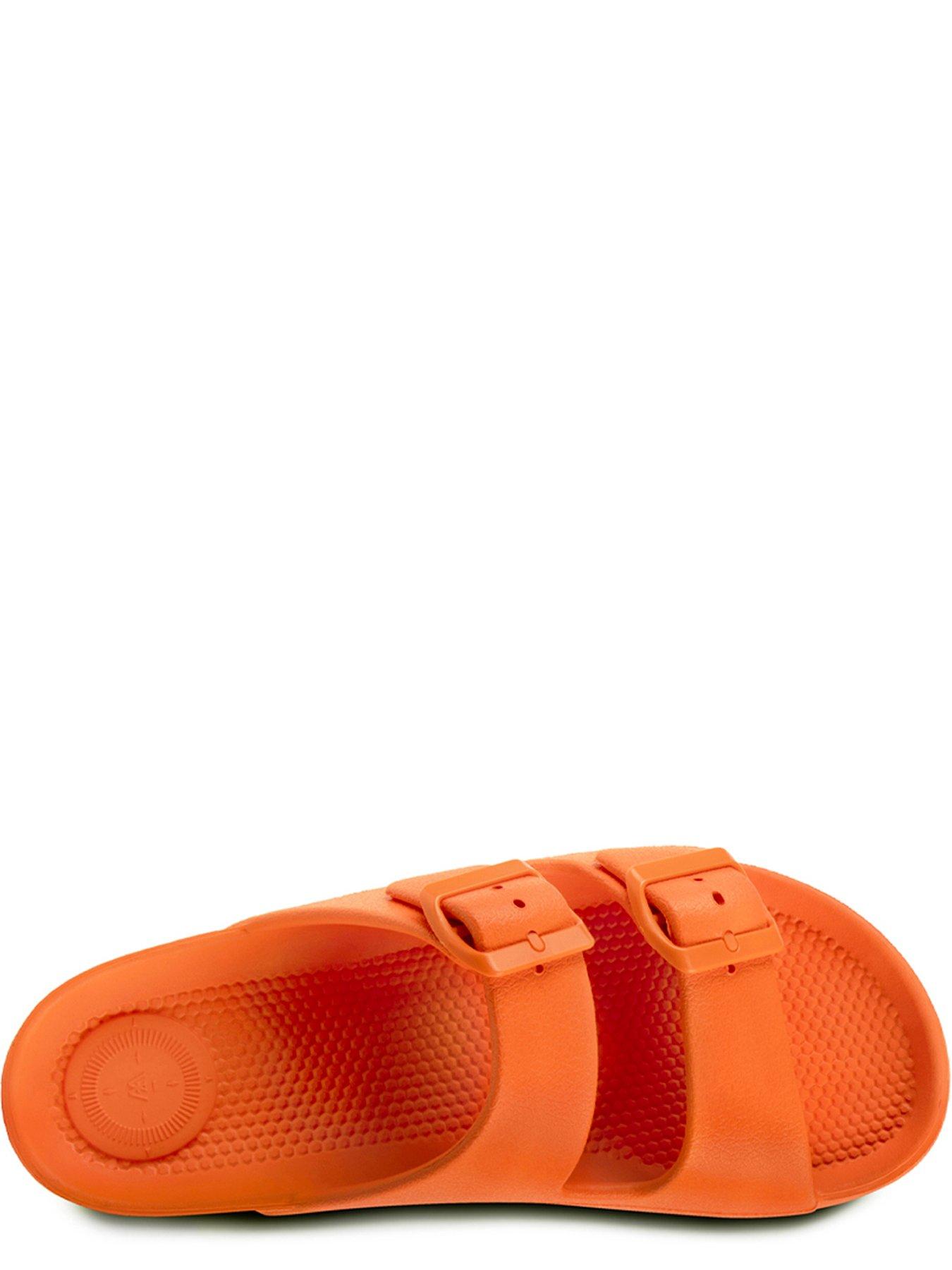 TOTES Solbounce Double Adjustable Buckle Slide - Orange | Very