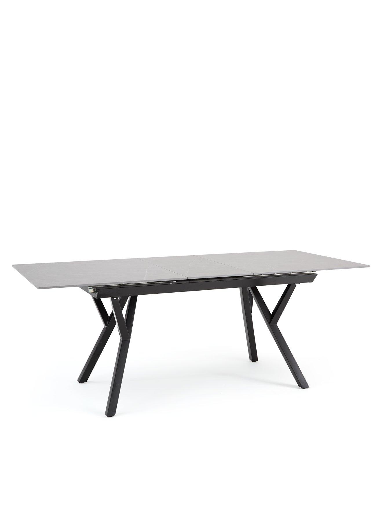 Very Home Corbin Ceramic Top 160-200 cm Extending Dining Table | Very