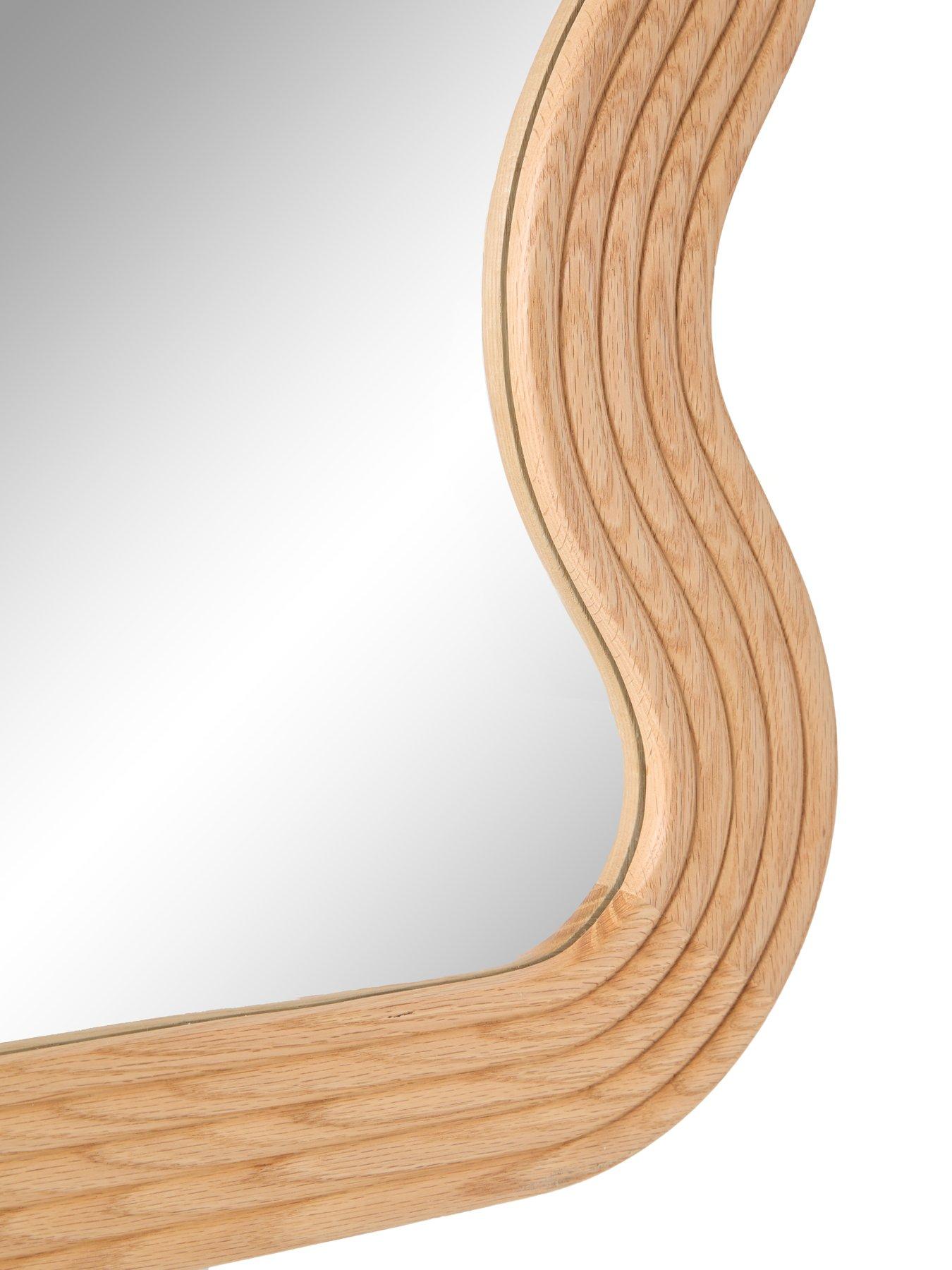 Very Home Wiggle Wooden Leaner Mirror 120x60cm | Very