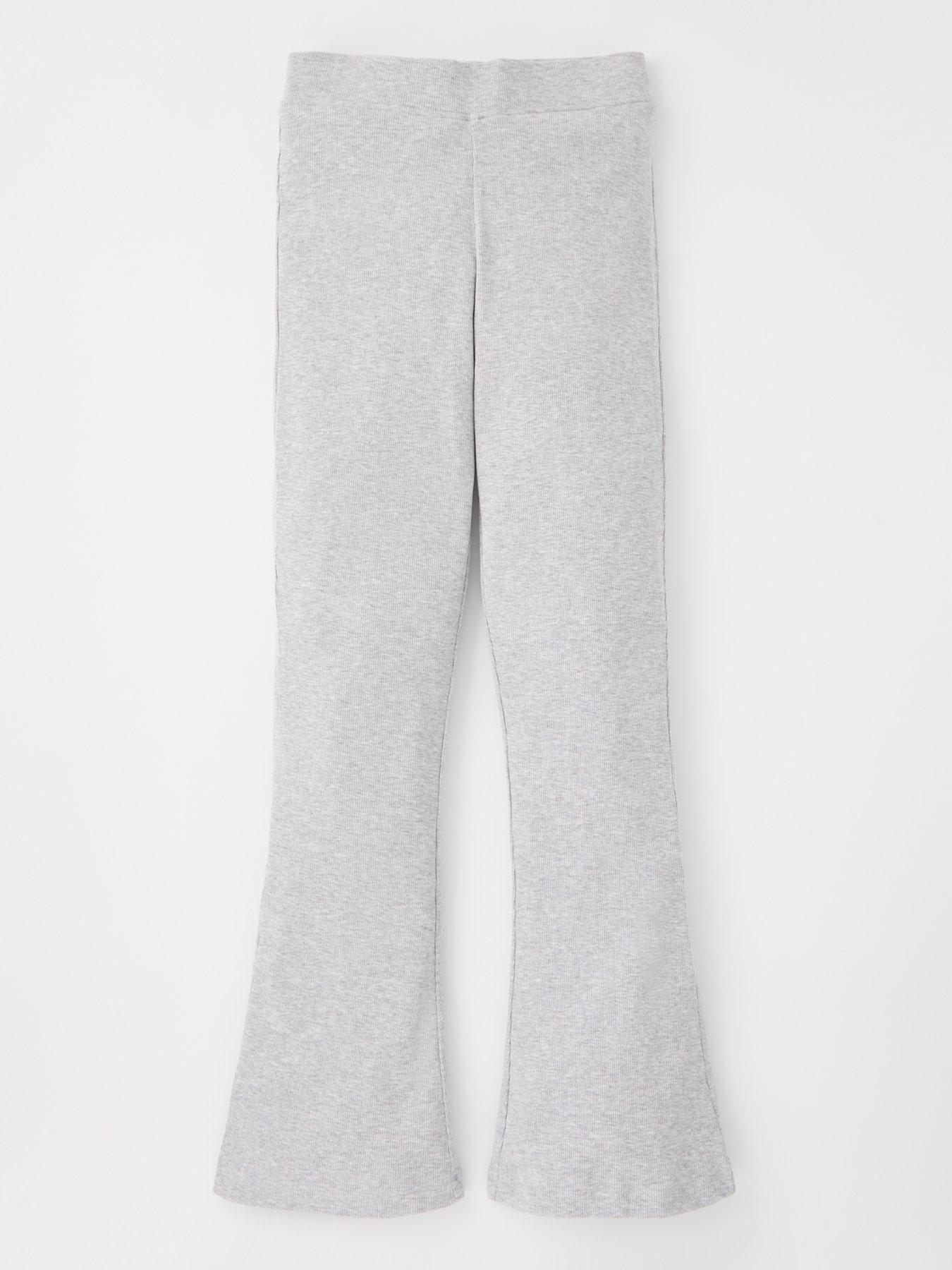 The Very Collection Girls Grey Ribbed Flare | Very