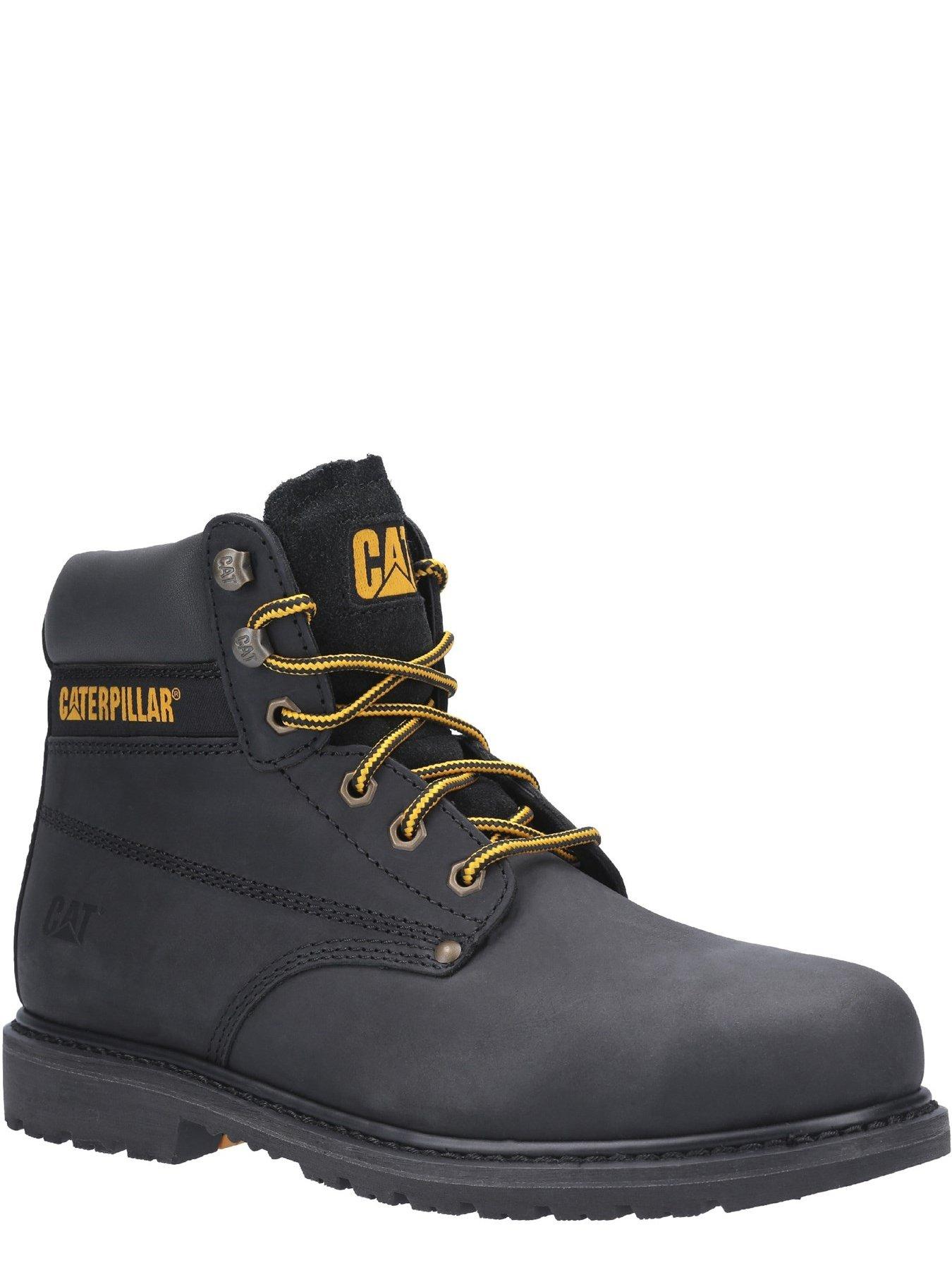 CAT Mens Powerplant Boot - Black | Very.co.uk