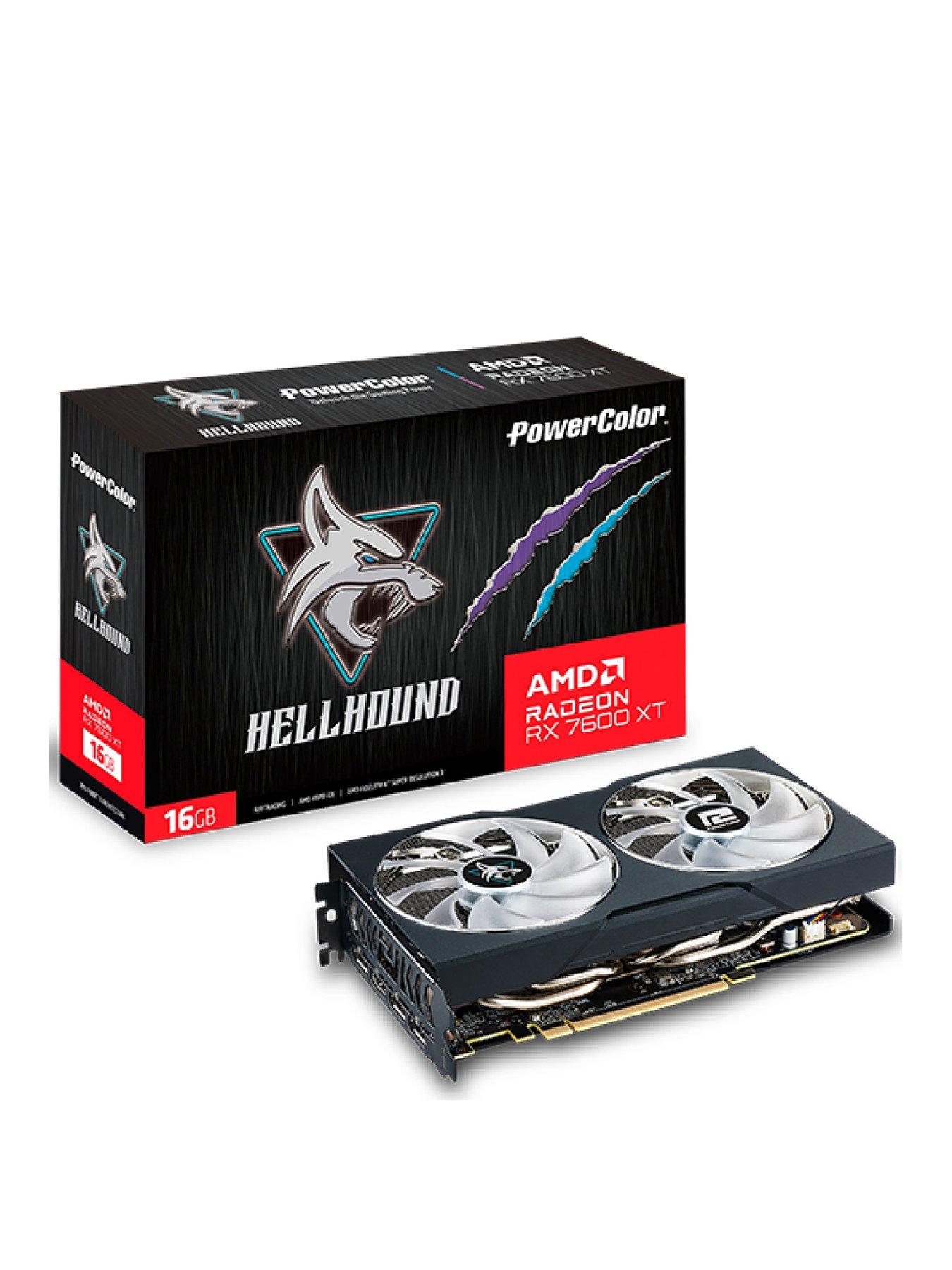PowerColor RX 7600 Xt 16Gb Hellhound | very.co.uk