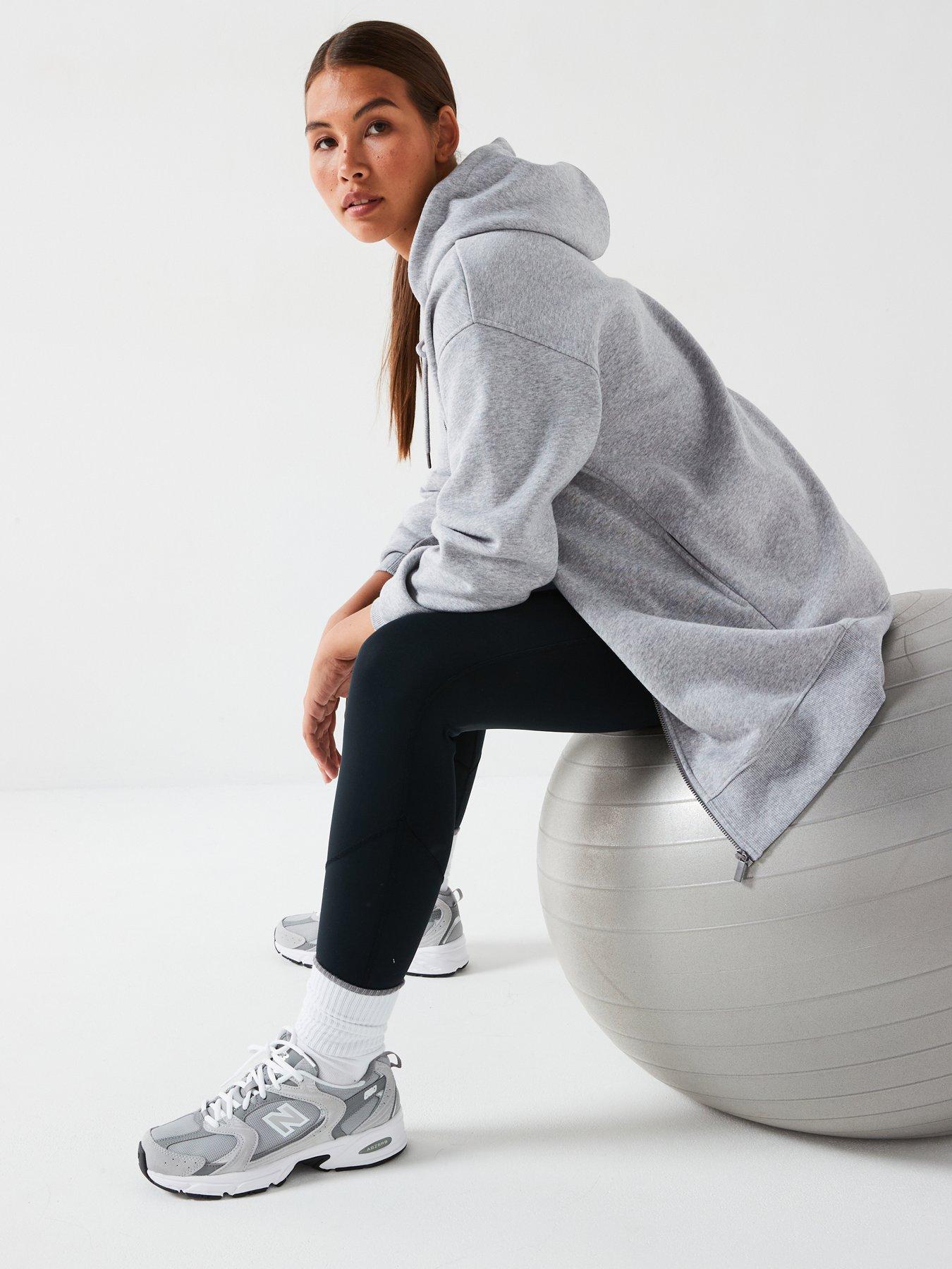 Everyday The Essential Oversized Zip Through Hoodie - Grey | Very