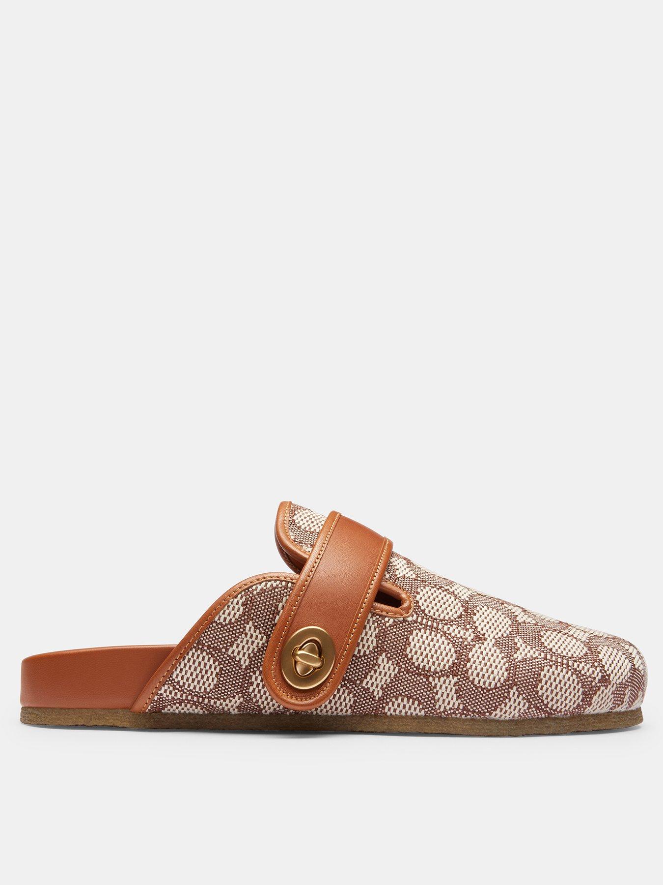 COACH Blake Leather Clogs - Brown | Very