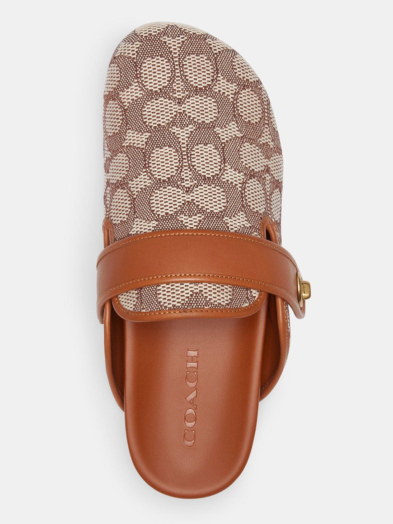 COACH Blake Leather Clogs - Brown | Very