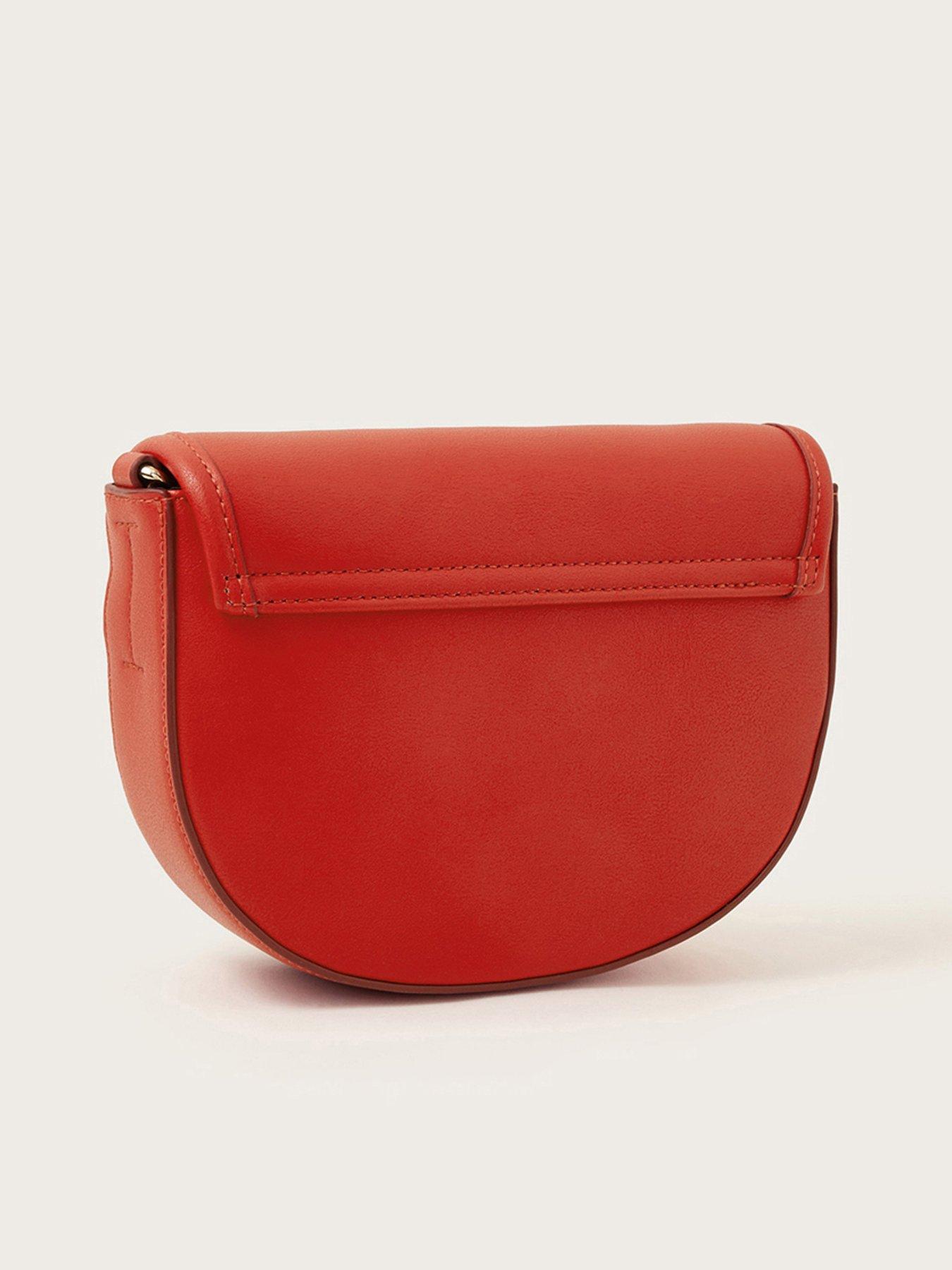 Monsoon Clasp Cross-body Bag Red | Very