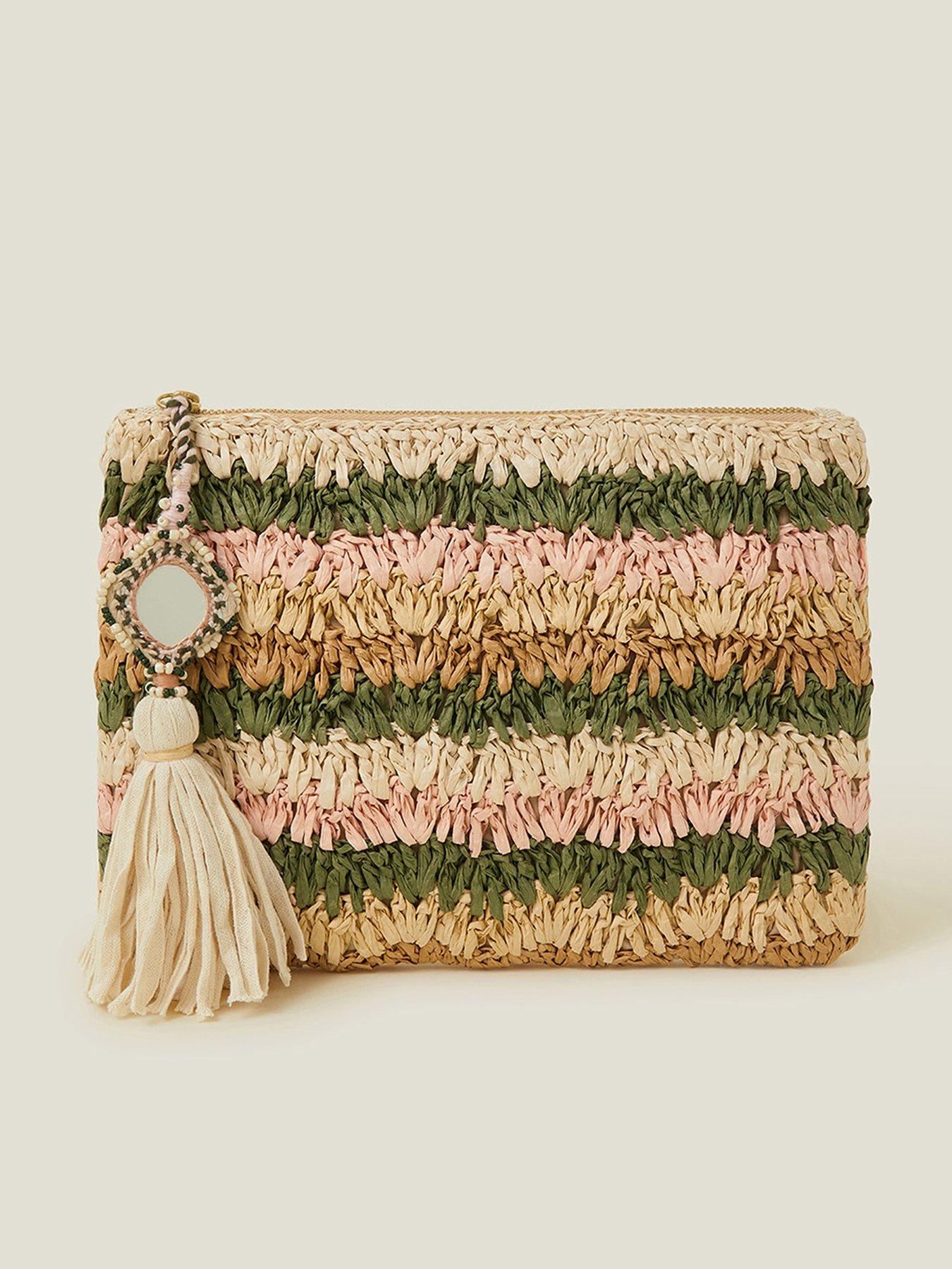Accessorize Raffia Clutch | Very