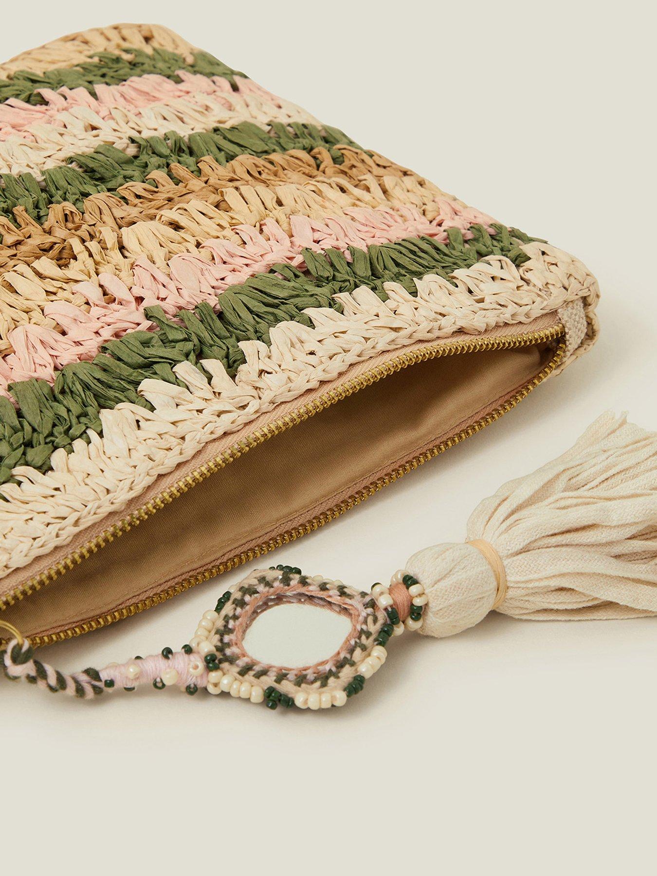 Accessorize Raffia Clutch | Very