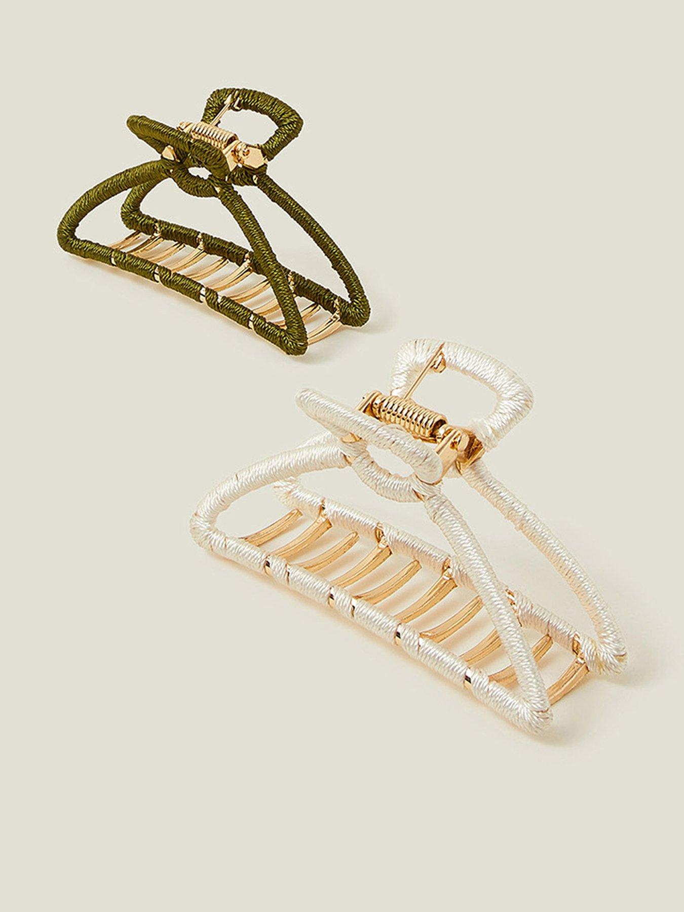 Accessorize 2 X Wrapped Claw Clips | Very