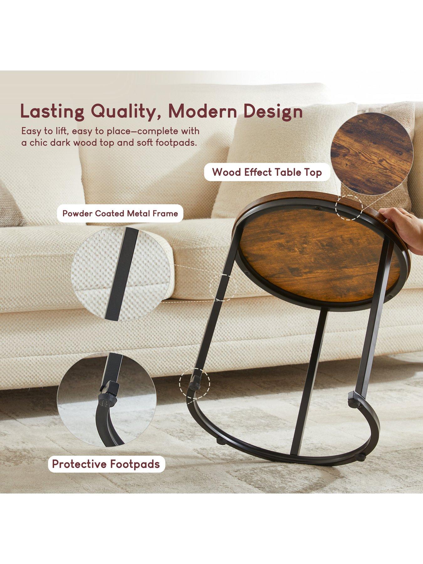 Vida Designs Brooklyn Nest Of 2 Round Tables | Very