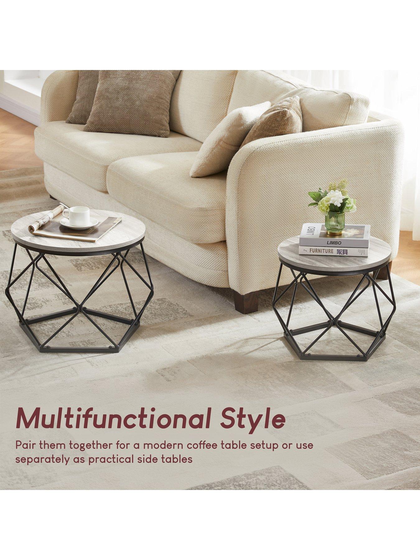 Vida Designs Brooklyn Nest Of 2 Geometric Tables | Very