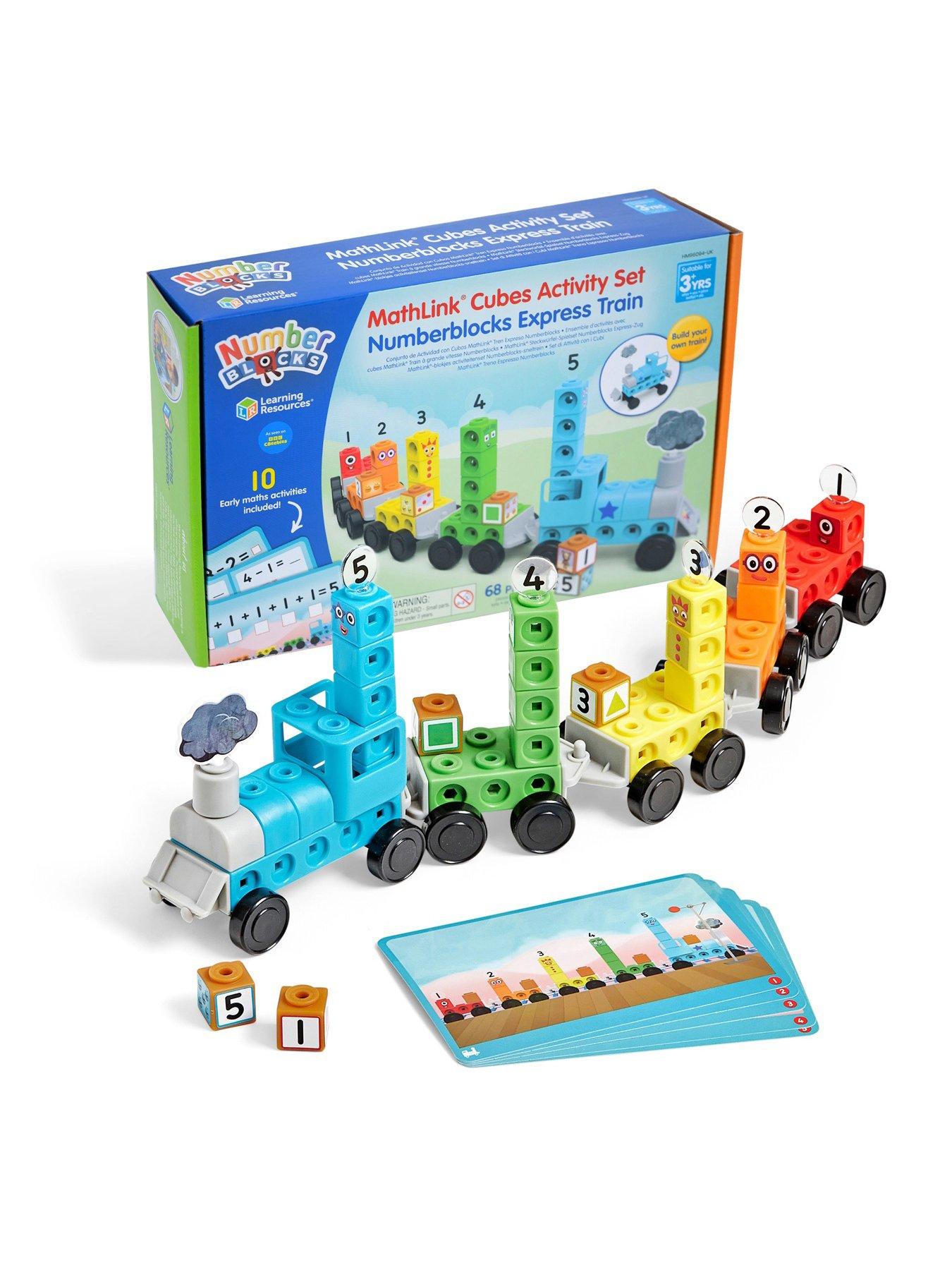 LEARNING RESOURCES MathLink Cubes Activity Set Numberblocks Express ...