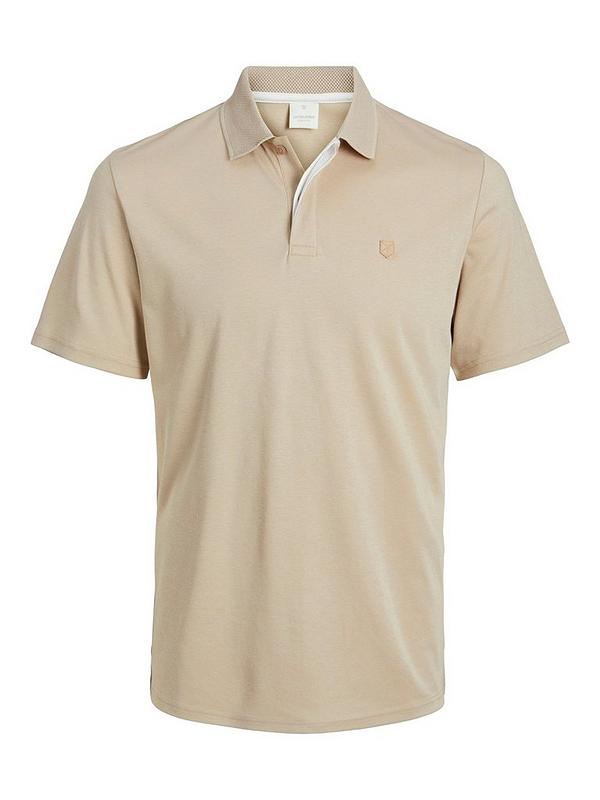 Jack & Jones Regular Fit Polo Shirt - Beige | Very Jack & Jones Regular Fit Polo Shirt - Beige | Very