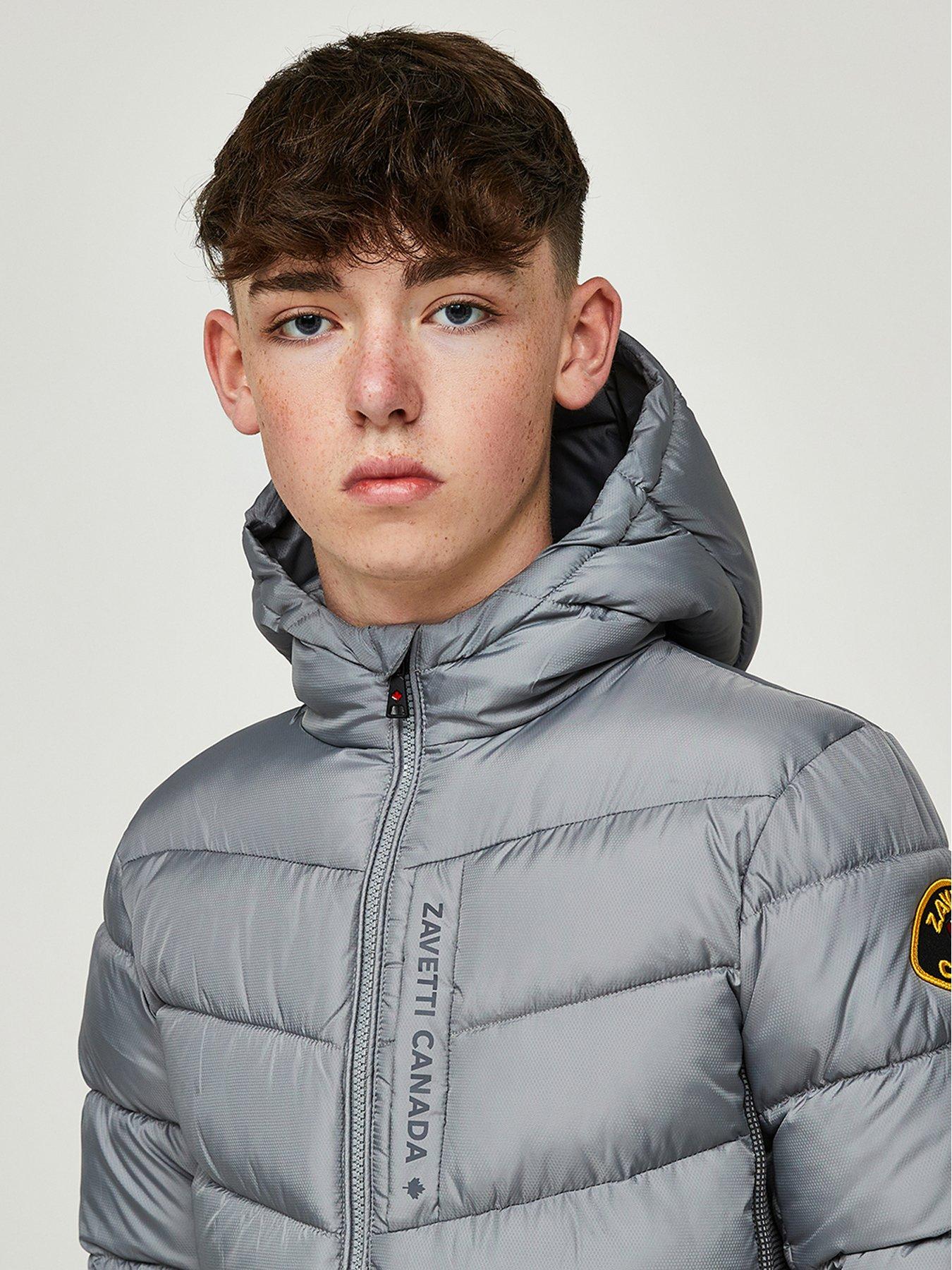 Zavetti Canada Junior Fallonino Hybrid Puffer Jacket - Grey | Very