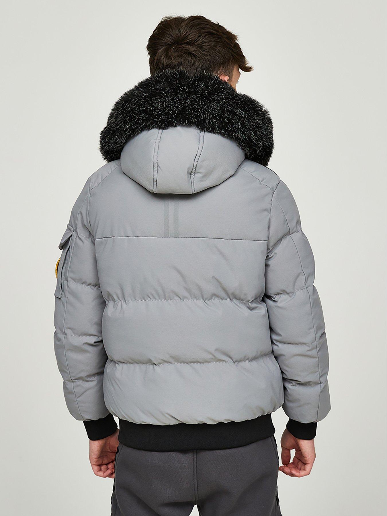Zavetti Canada Junior Paranetti Bomber Jacket - Grey | Very