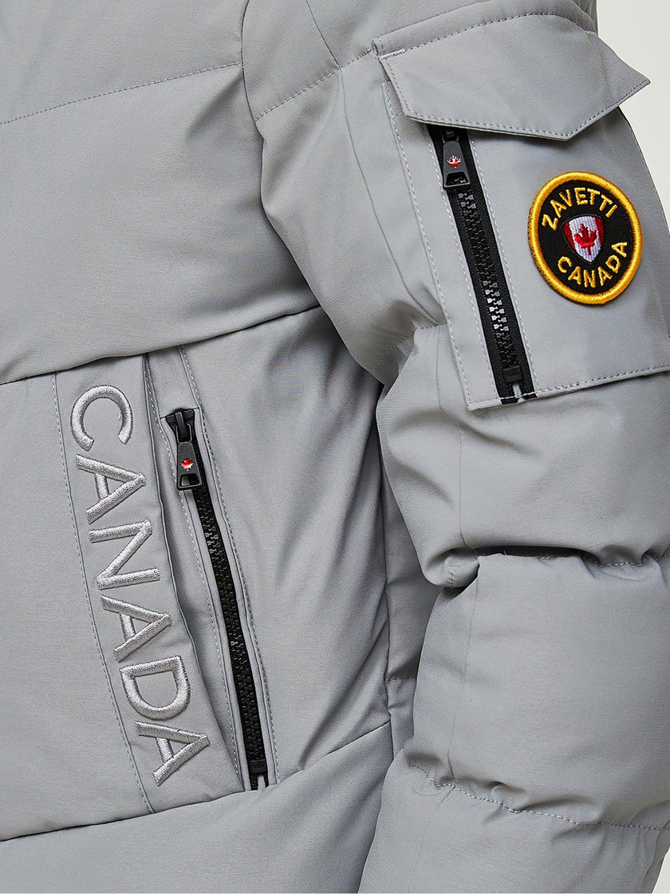 Zavetti Canada Junior Paranetti Bomber Jacket - Grey | Very