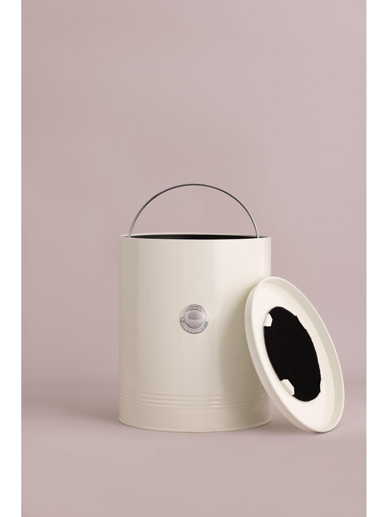 Typhoon Living Compost Caddy in Cream | Very