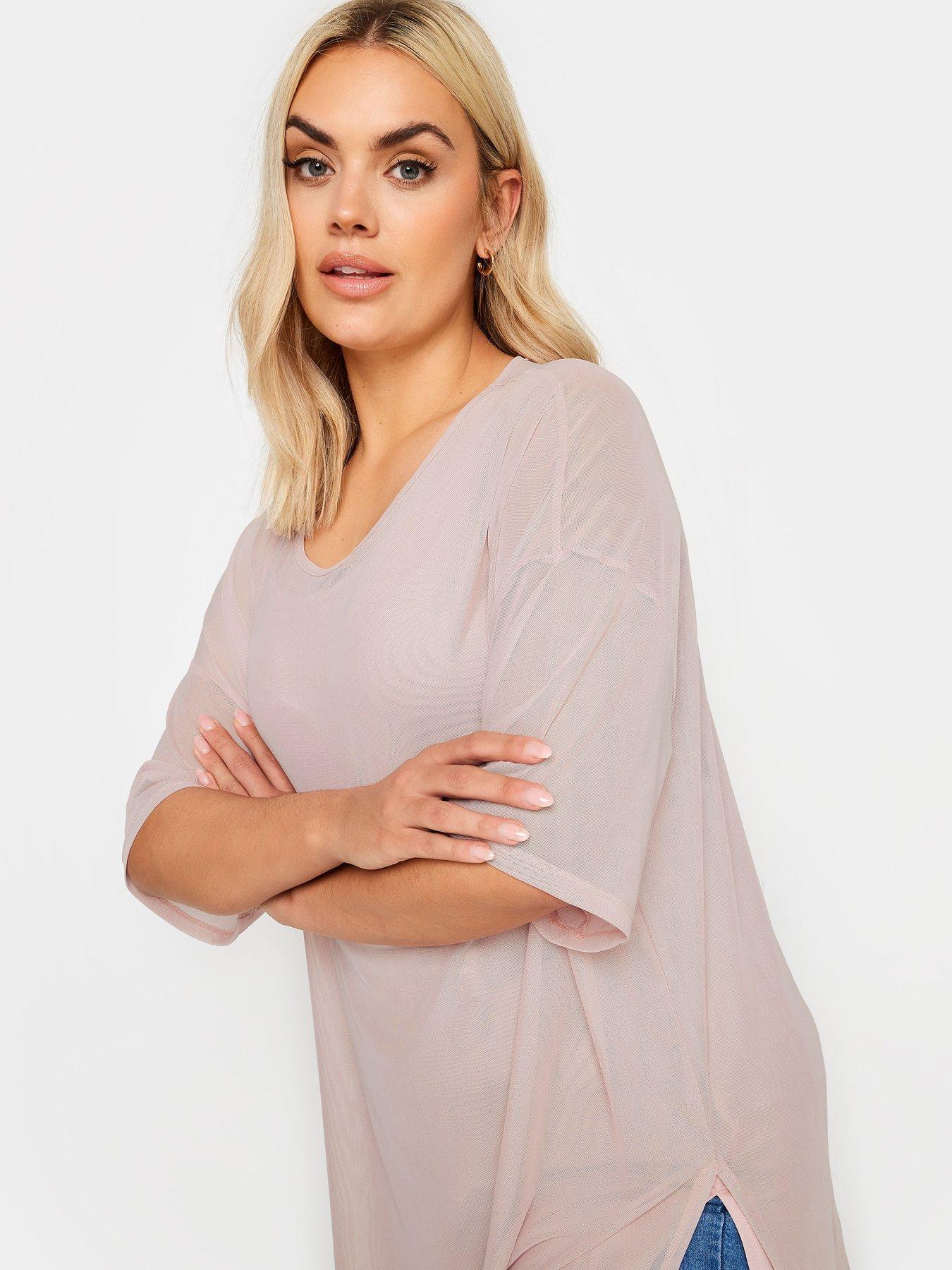 Yours Curve Oversized Mesh Top | Very