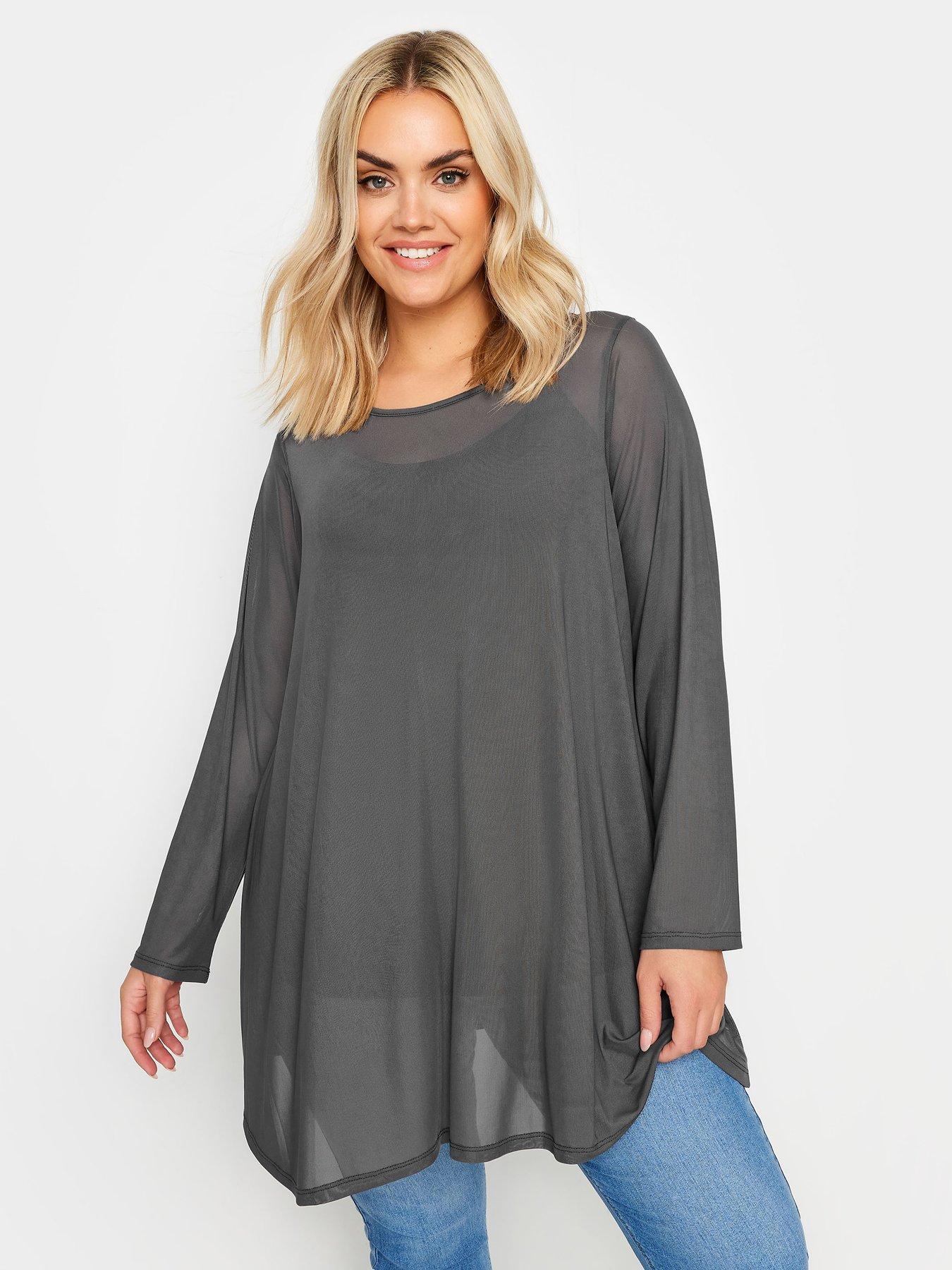 Yours Curve Mesh Swing Top | Very.co.uk