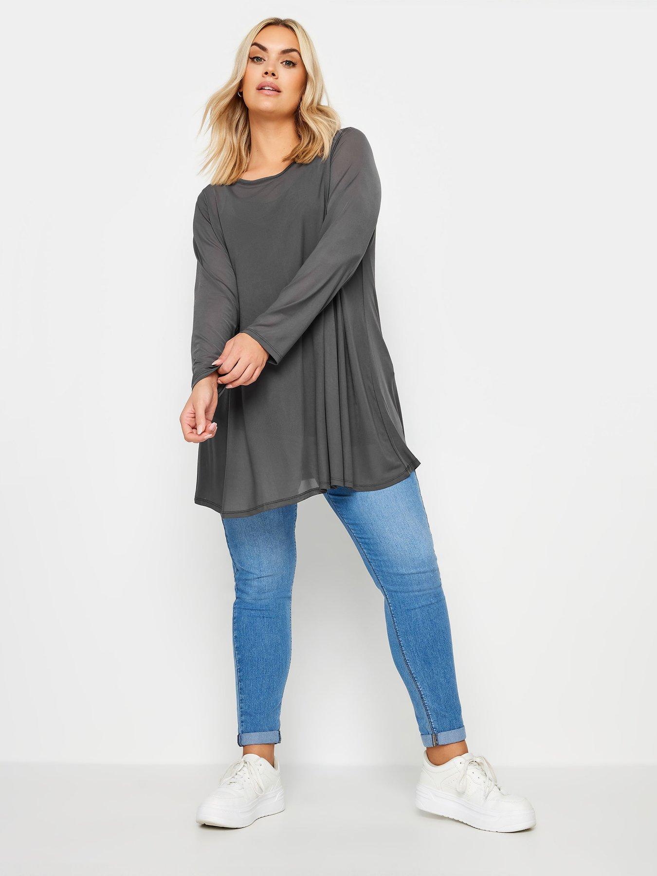 Yours Curve Mesh Swing Top | Very.co.uk